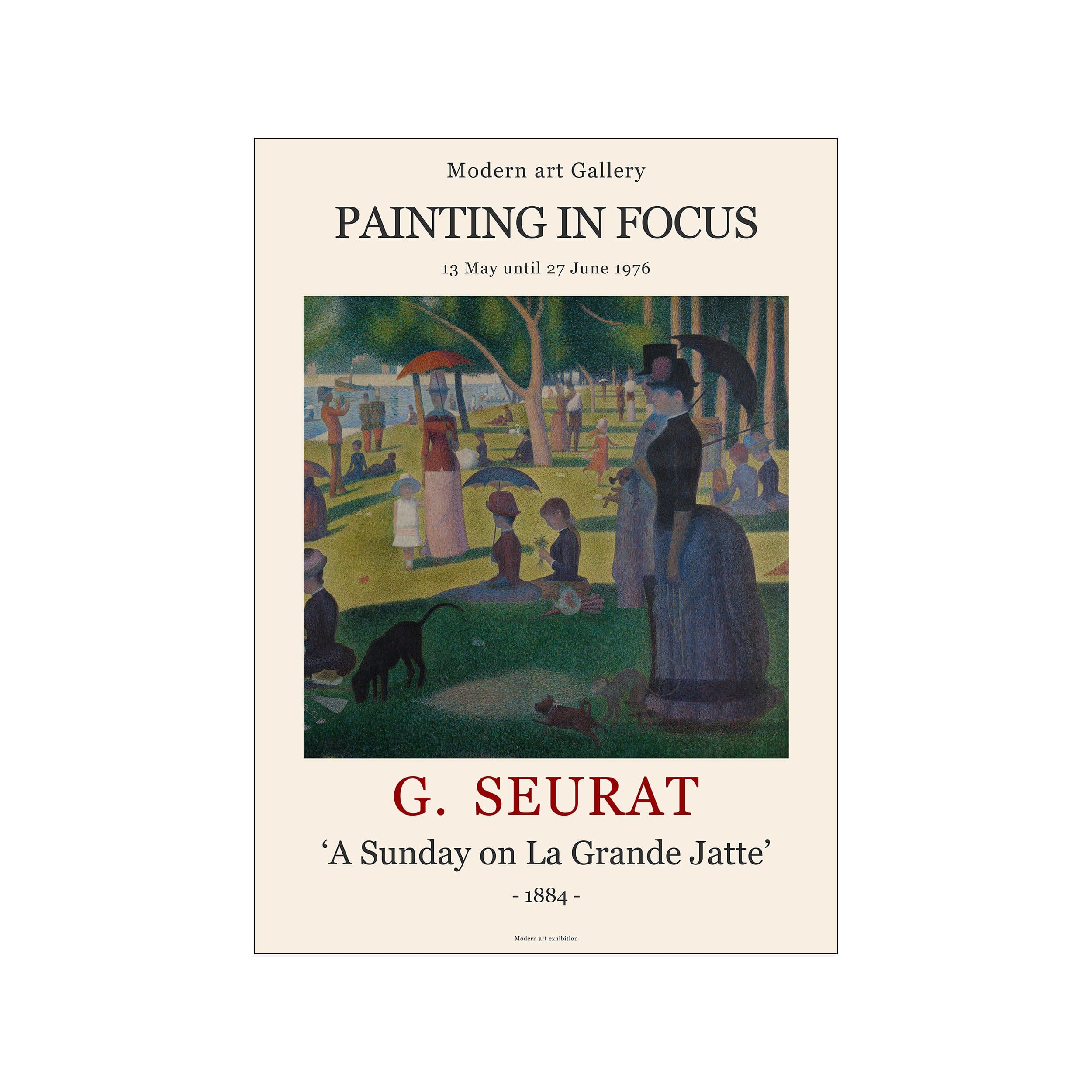 Georges Seurat - Modern art Gallery – Poster & Frame Art Group