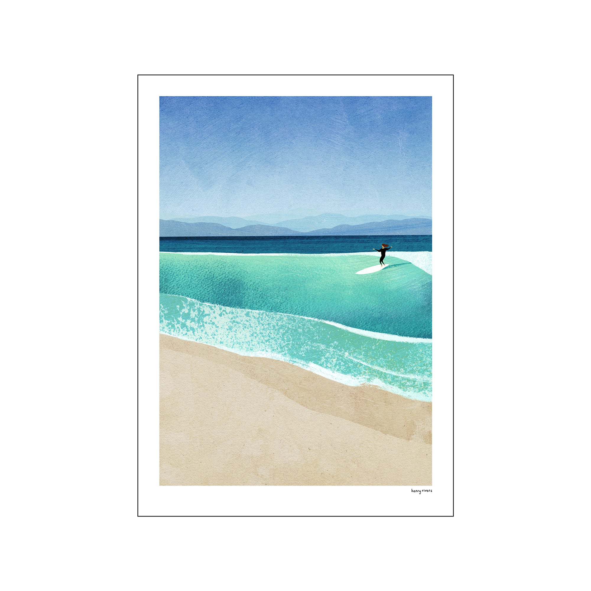Surf girl 2 – Poster & Frame Art Group