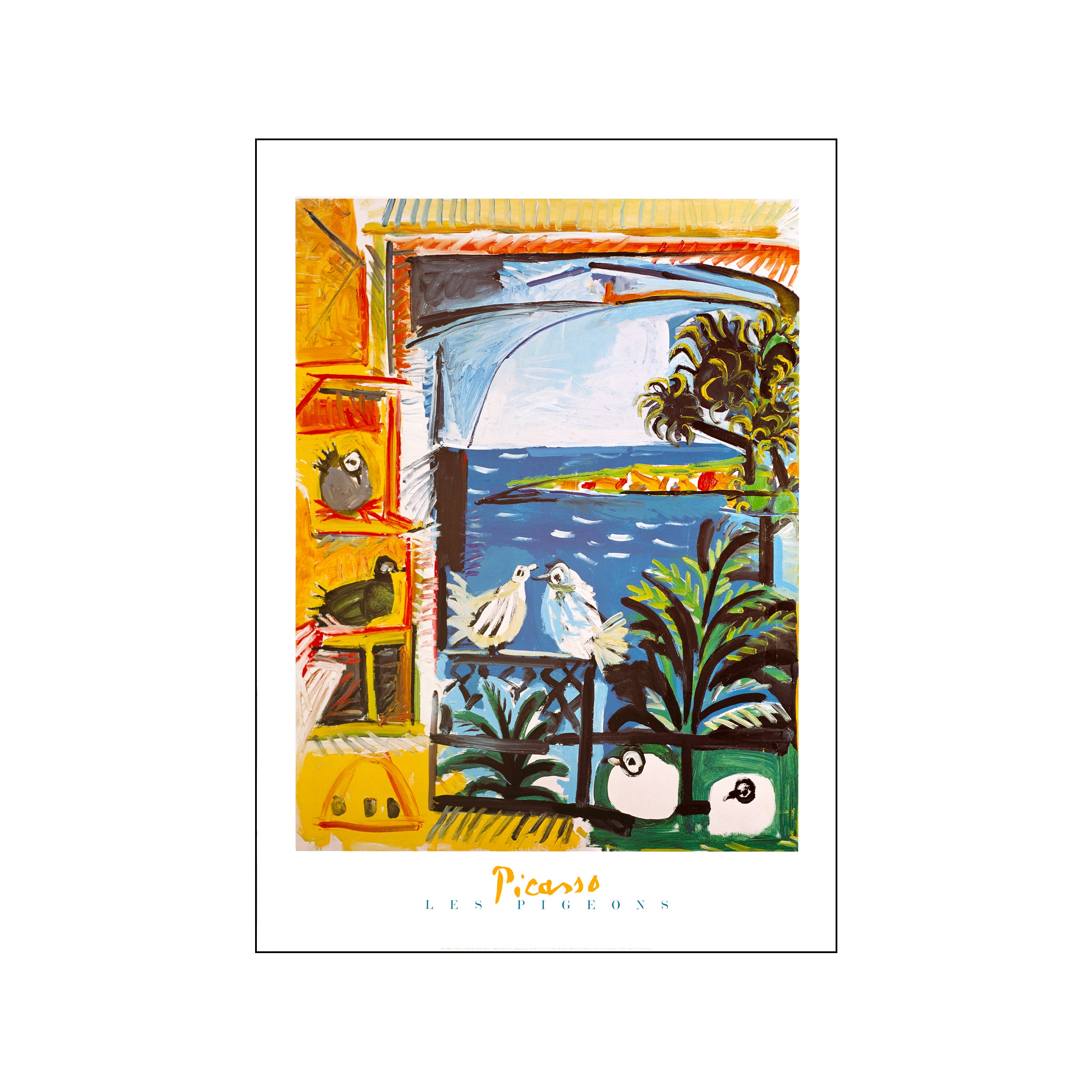 Les Pigeons – Poster & Frame Art Group