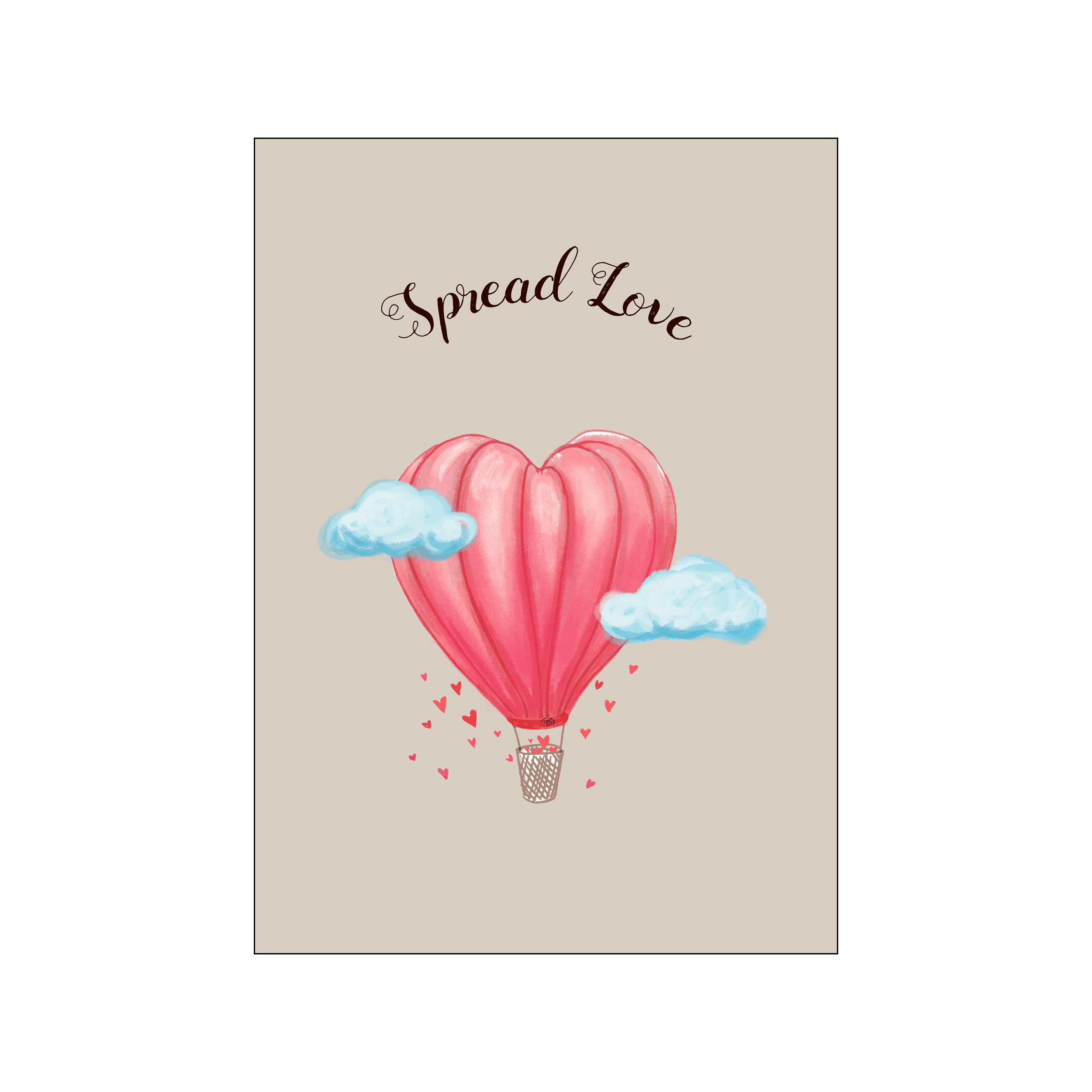 Spread Love – Poster & Frame Art Group