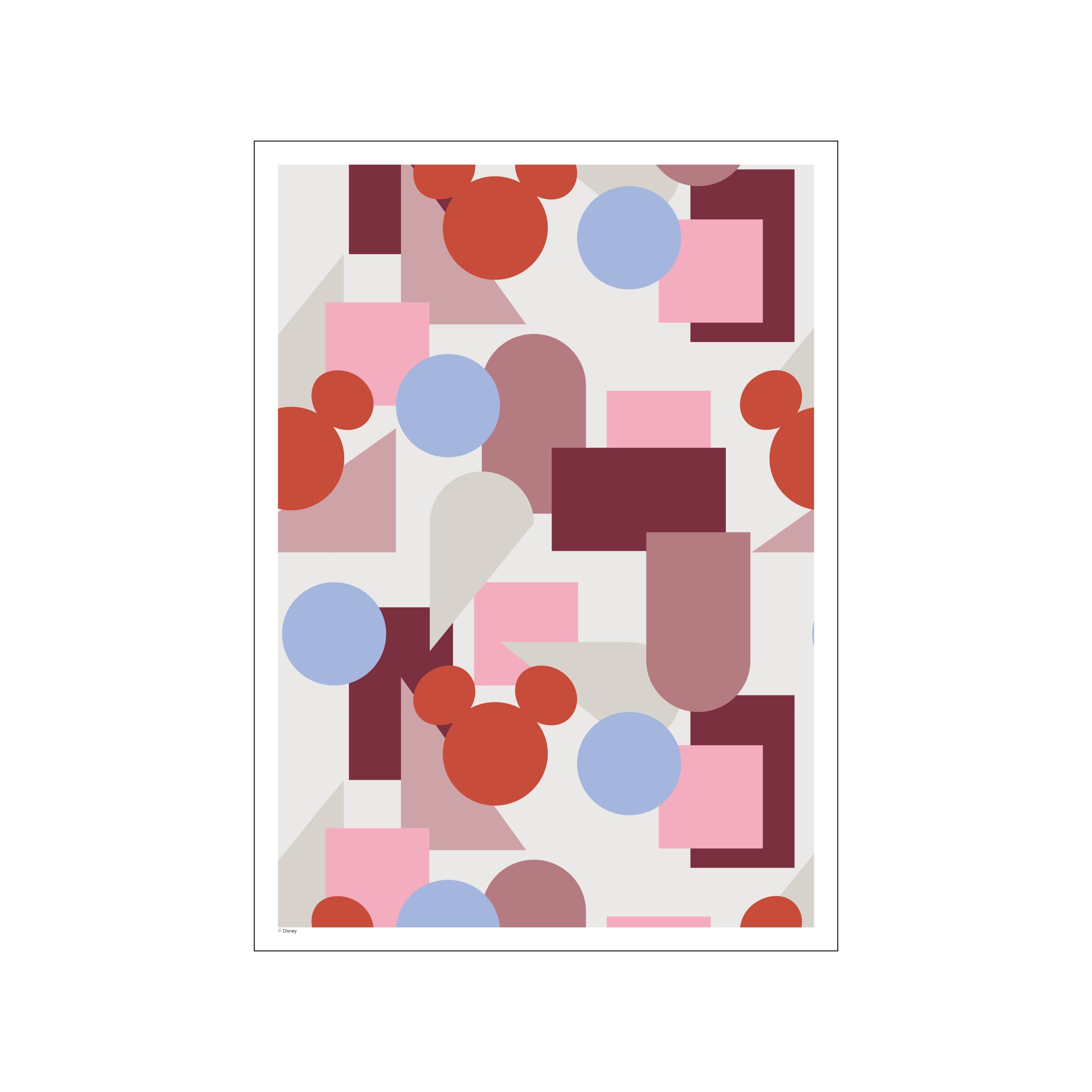 Disney - Mickey Mouse Color Shapes – Poster & Frame Art Group