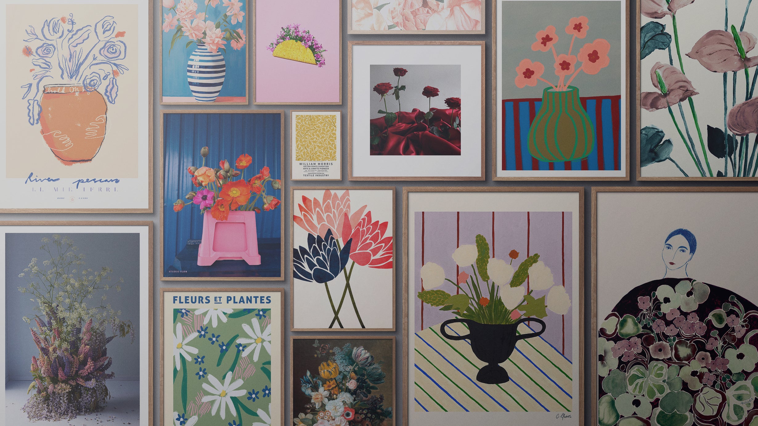 Blomsterplakater – Poster & Frame Art Group