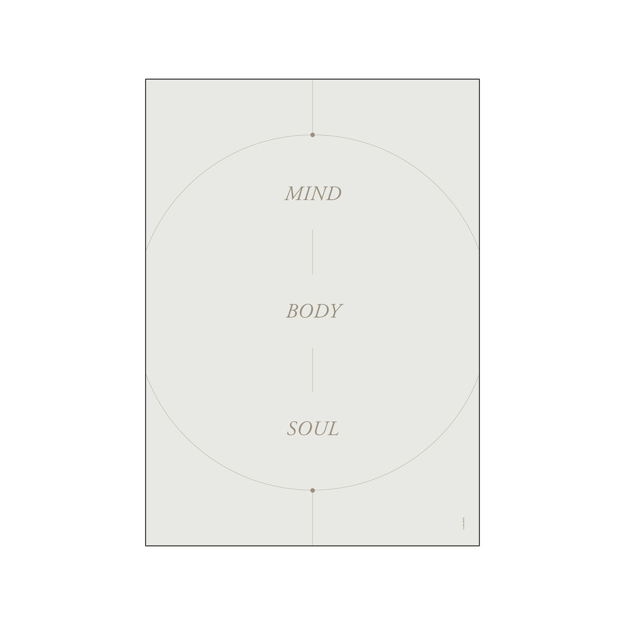 Mind Body soul – Poster & Frame Art Group
