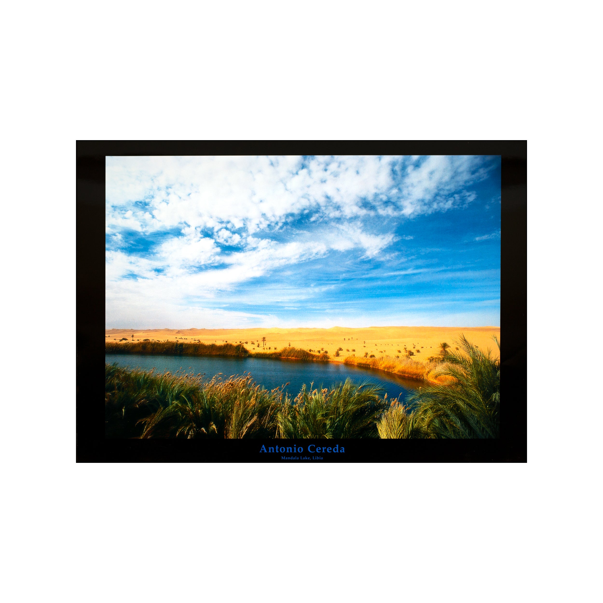 Mandala Lake Libia – Poster & Frame Art Group