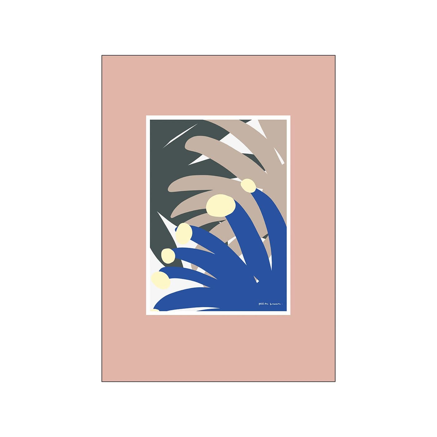 Beams - Rosa – Poster & Frame Art Group