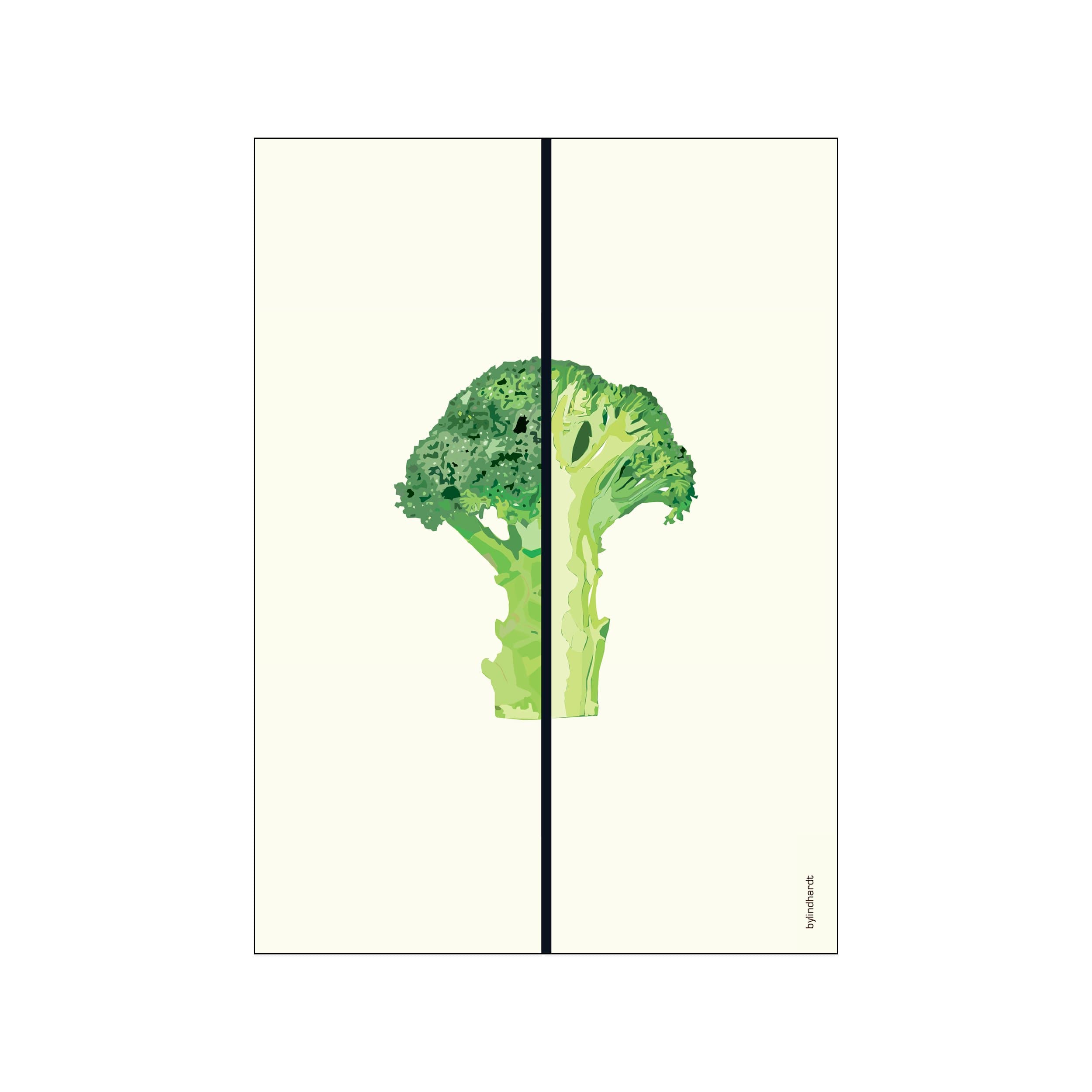 Broccoli Plakat – Poster & Frame Art Group