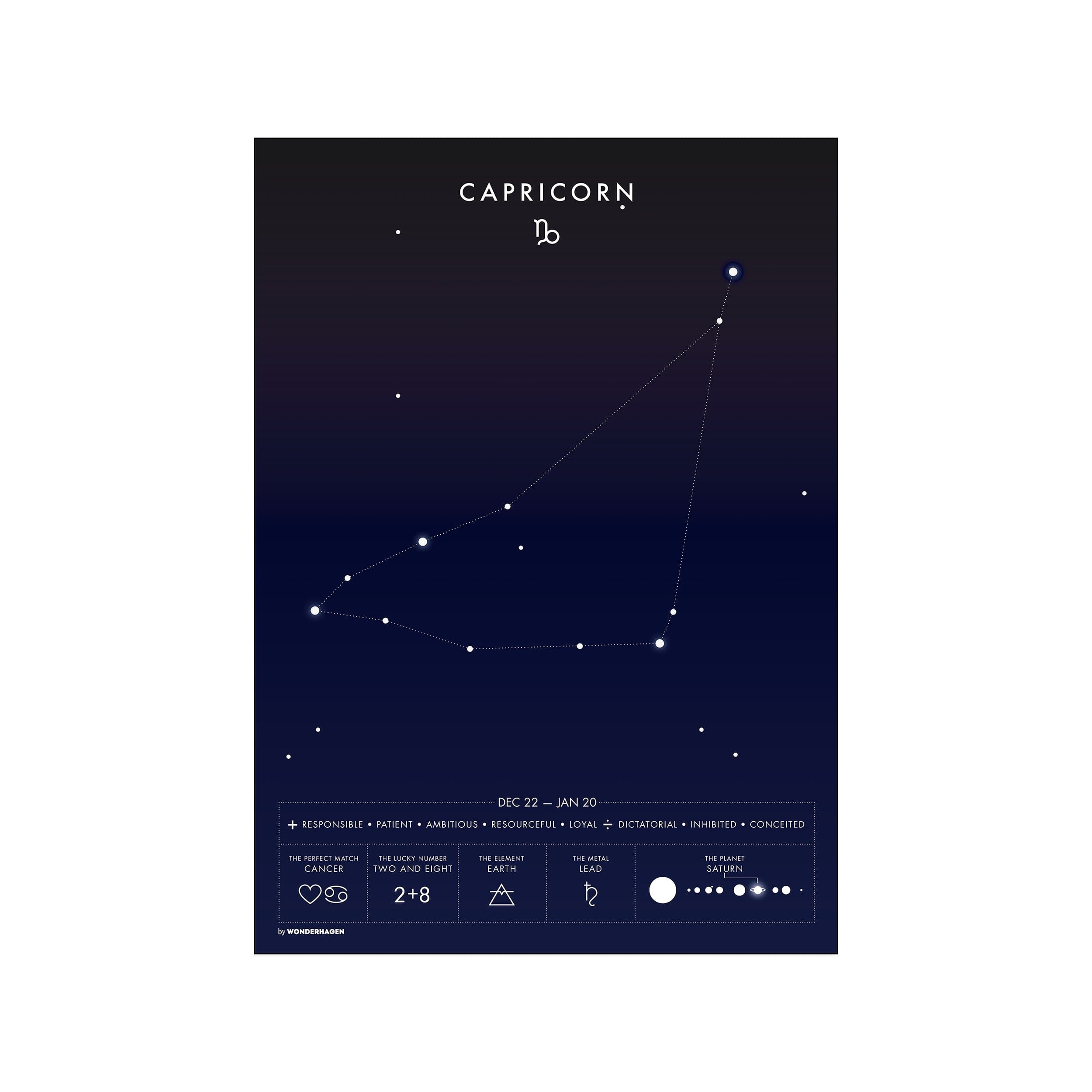 Capricorn – Poster & Frame Art Group