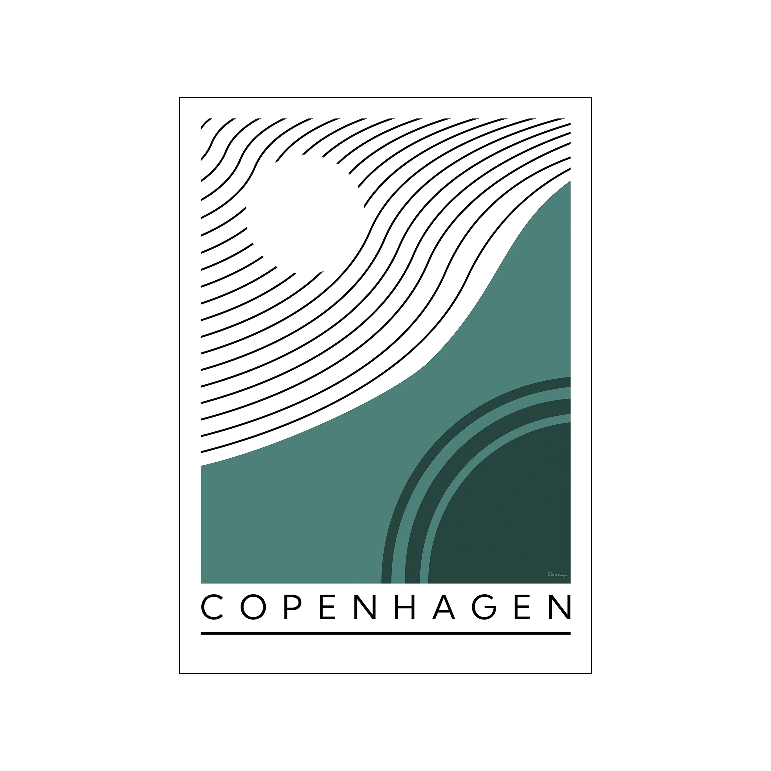 Copenhagen sunset – Poster & Frame Art Group