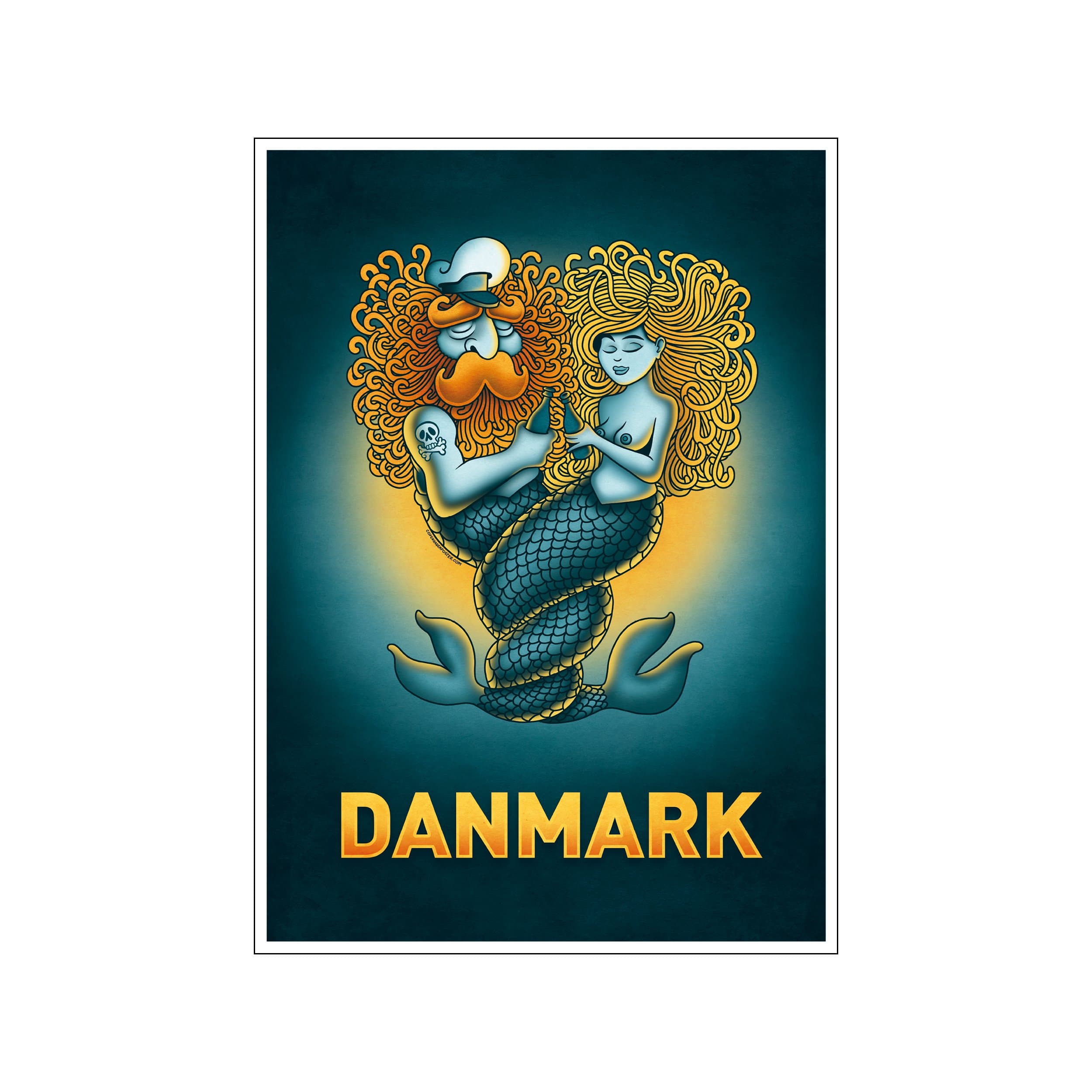 Danmark - Havfruer – Poster & Frame Art Group