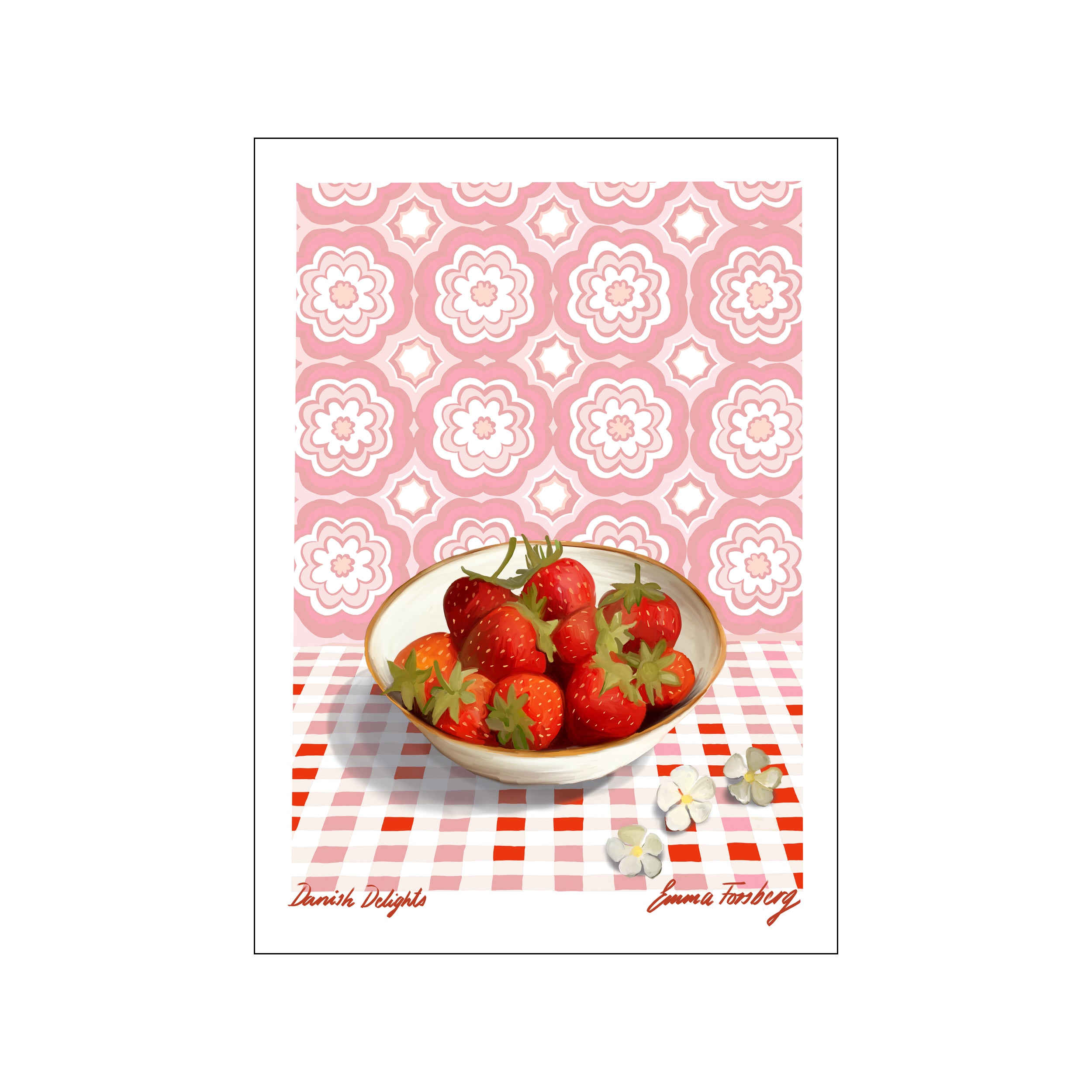 Danish Delights Pink – Poster & Frame Art Group