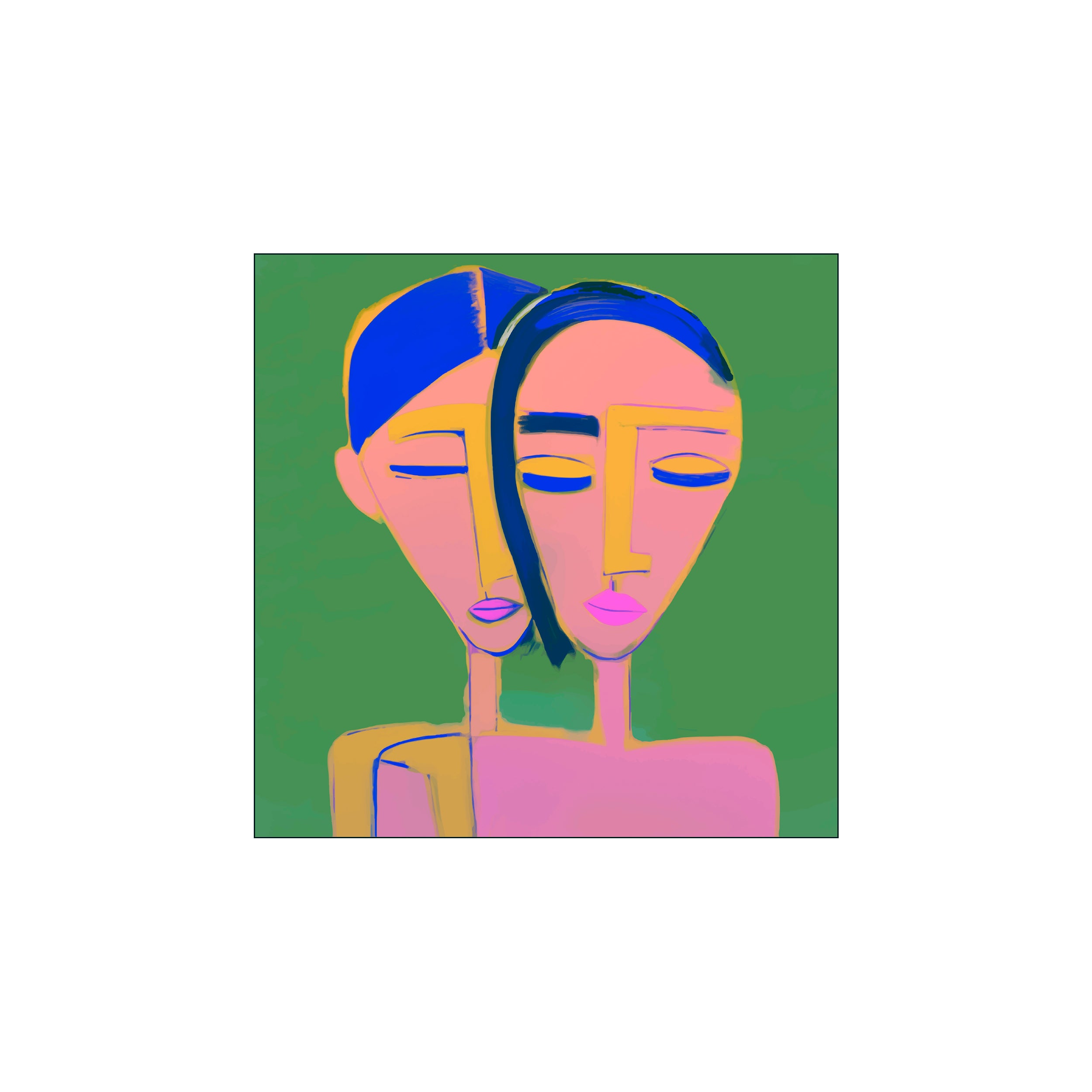 Sisters - Green – Poster & Frame Art Group