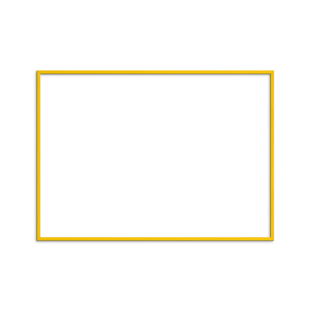 Yellow Wood Frame – Poster & Frame Art Group