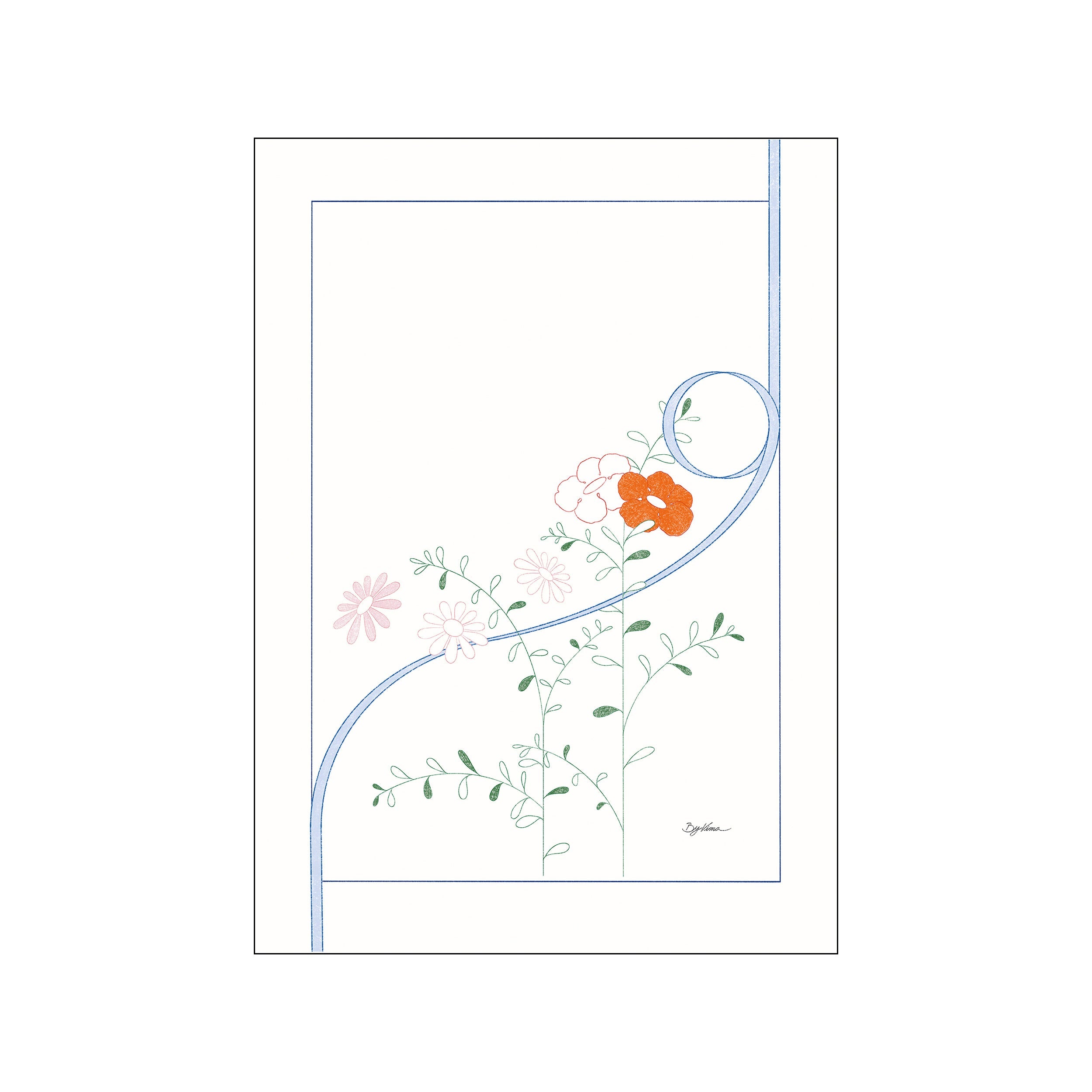 Fru Blomst – Poster & Frame Art Group