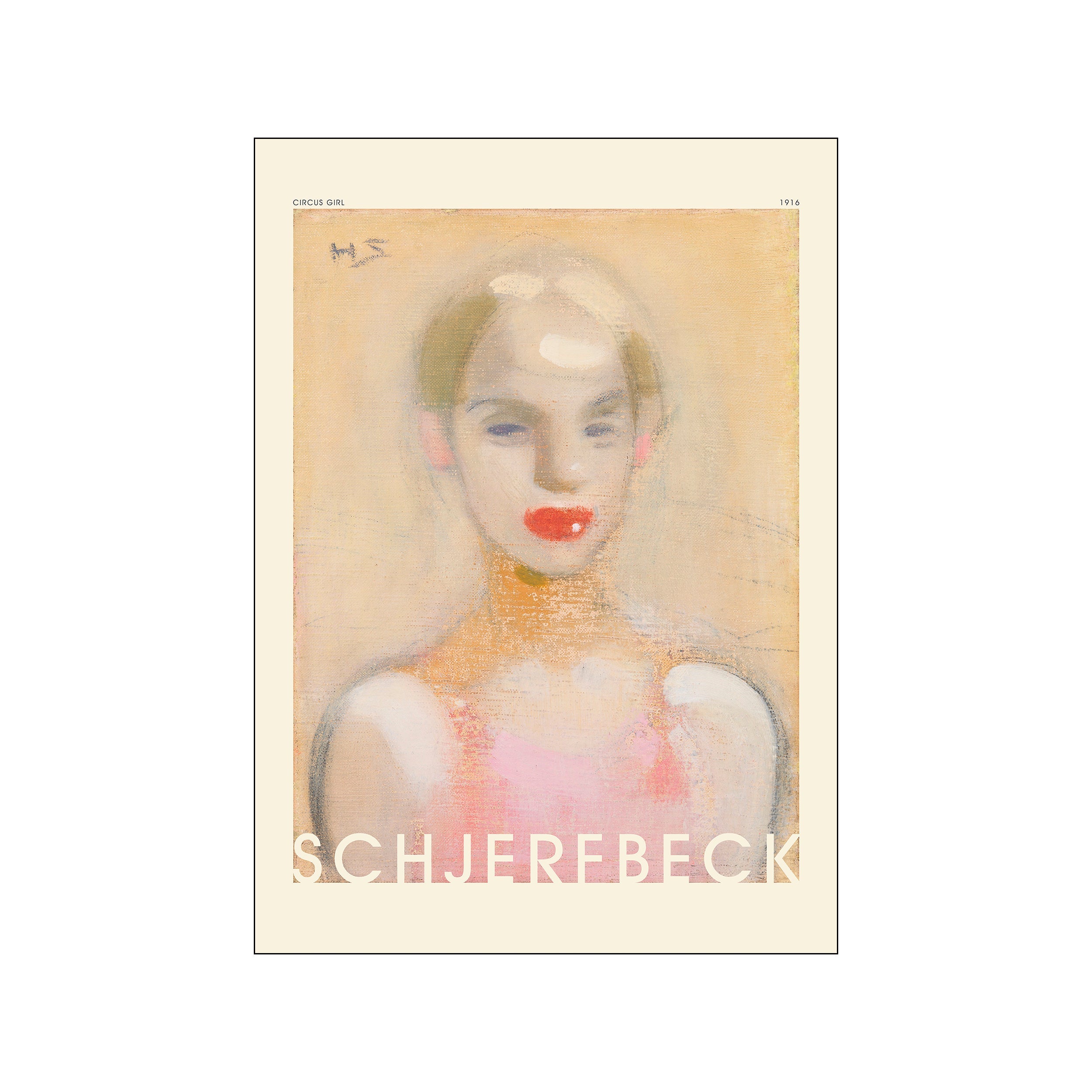 Helene Schjerfbeck - Circus girl – Poster & Frame Art Group