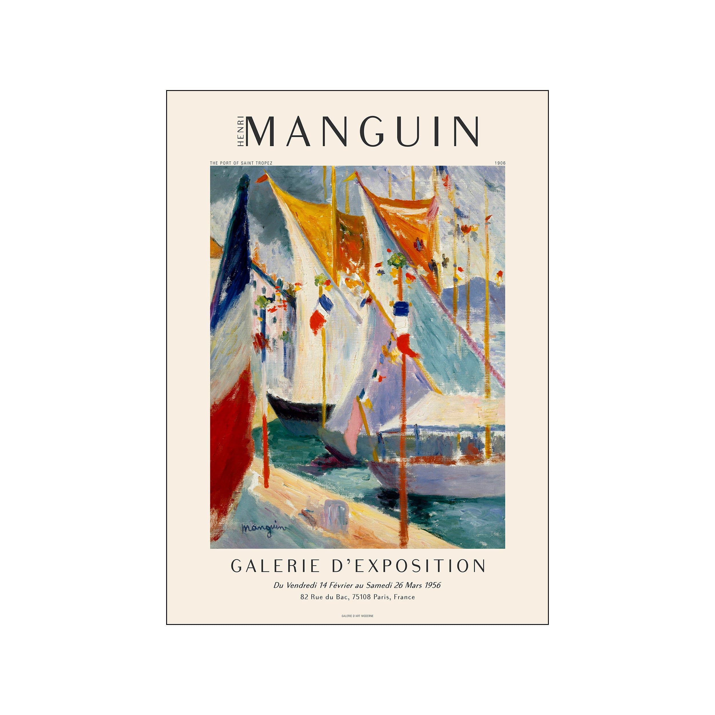 Henri Manquin - Exhibition art – Poster & Frame Art Group