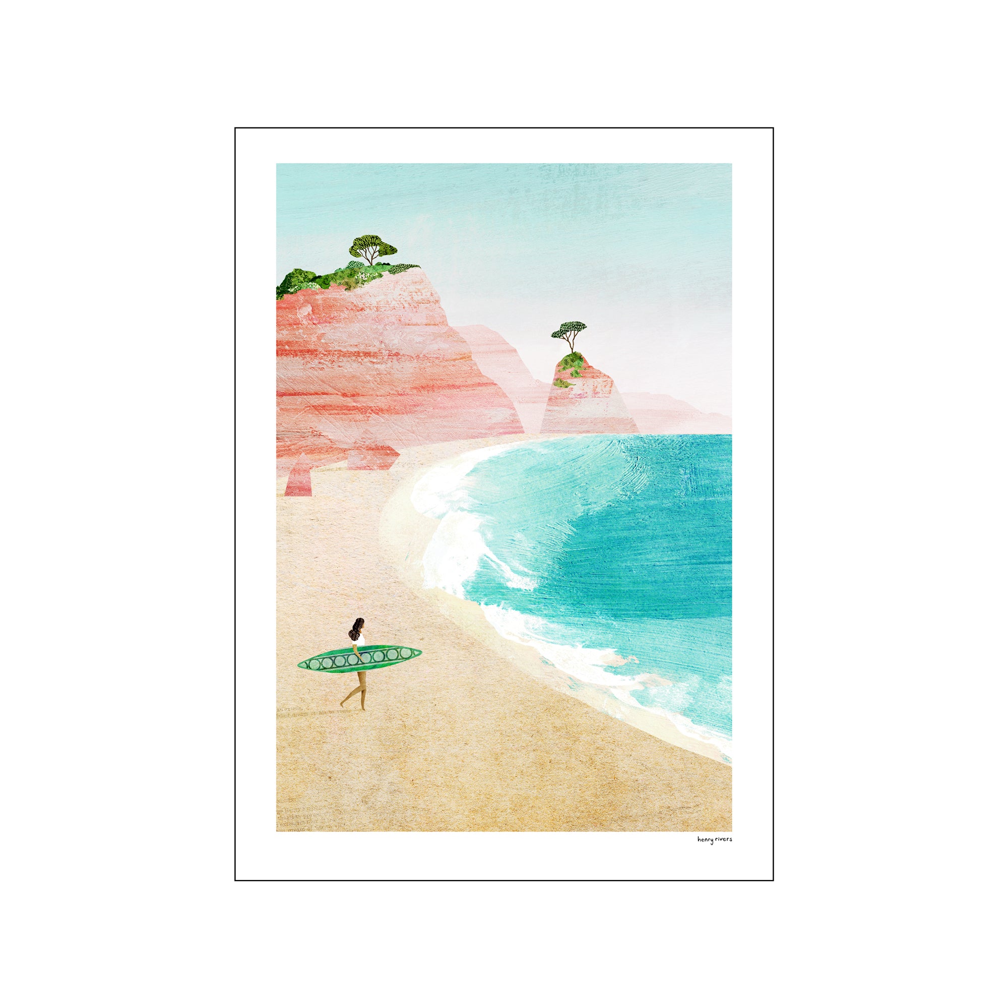 Surf girl – Poster & Frame Art Group