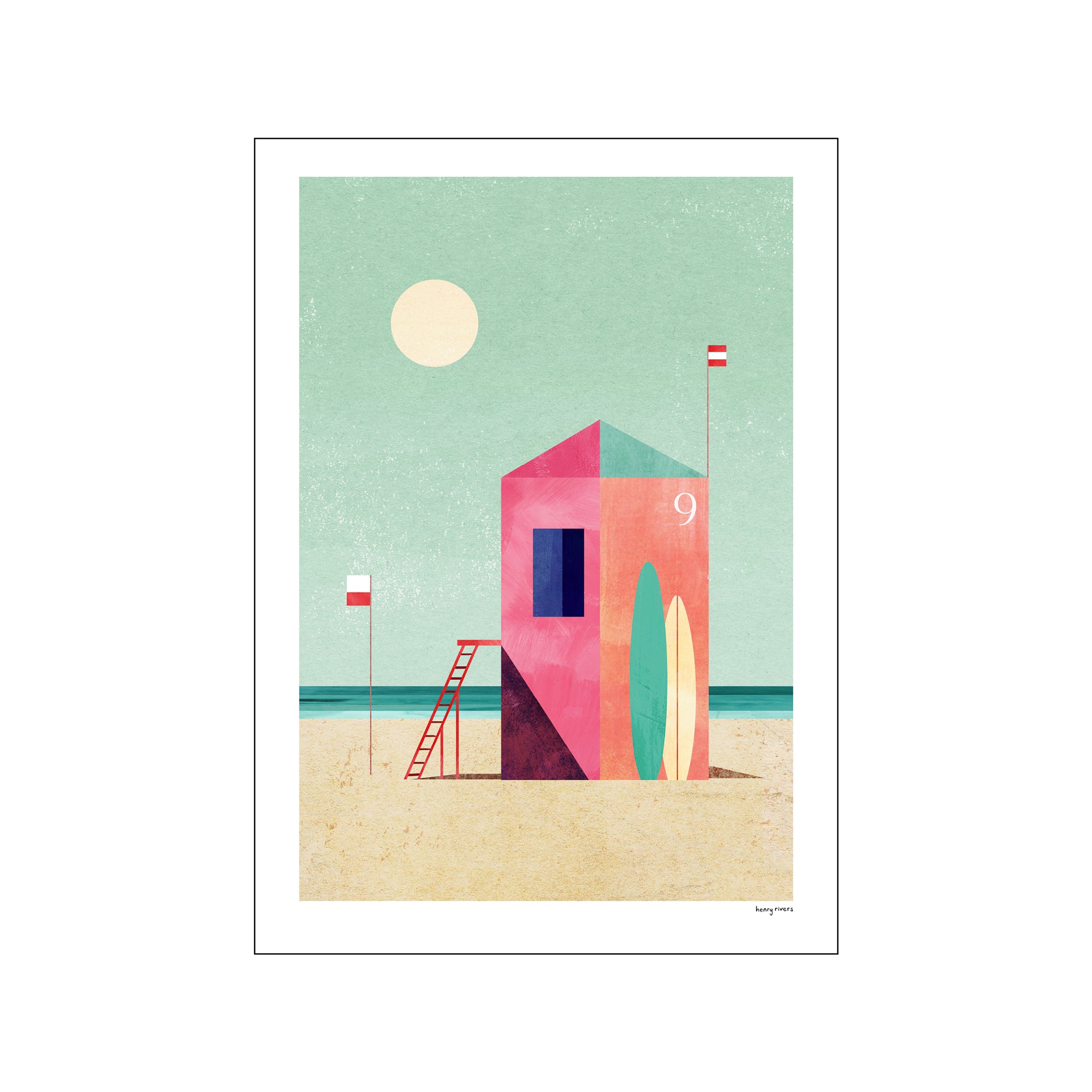 Surf hut – Poster & Frame Art Group