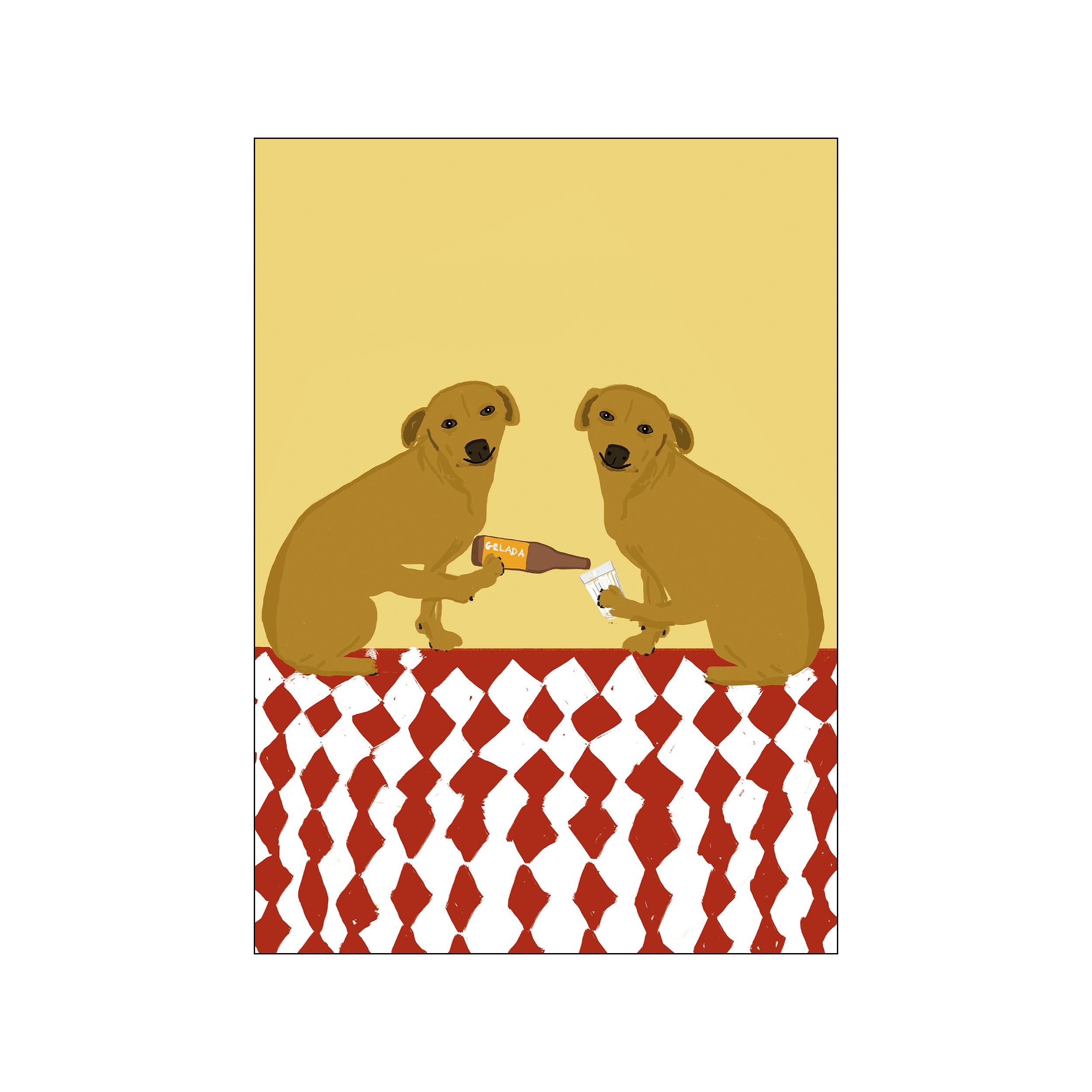 Drunk dogs – Poster & Frame Art Group