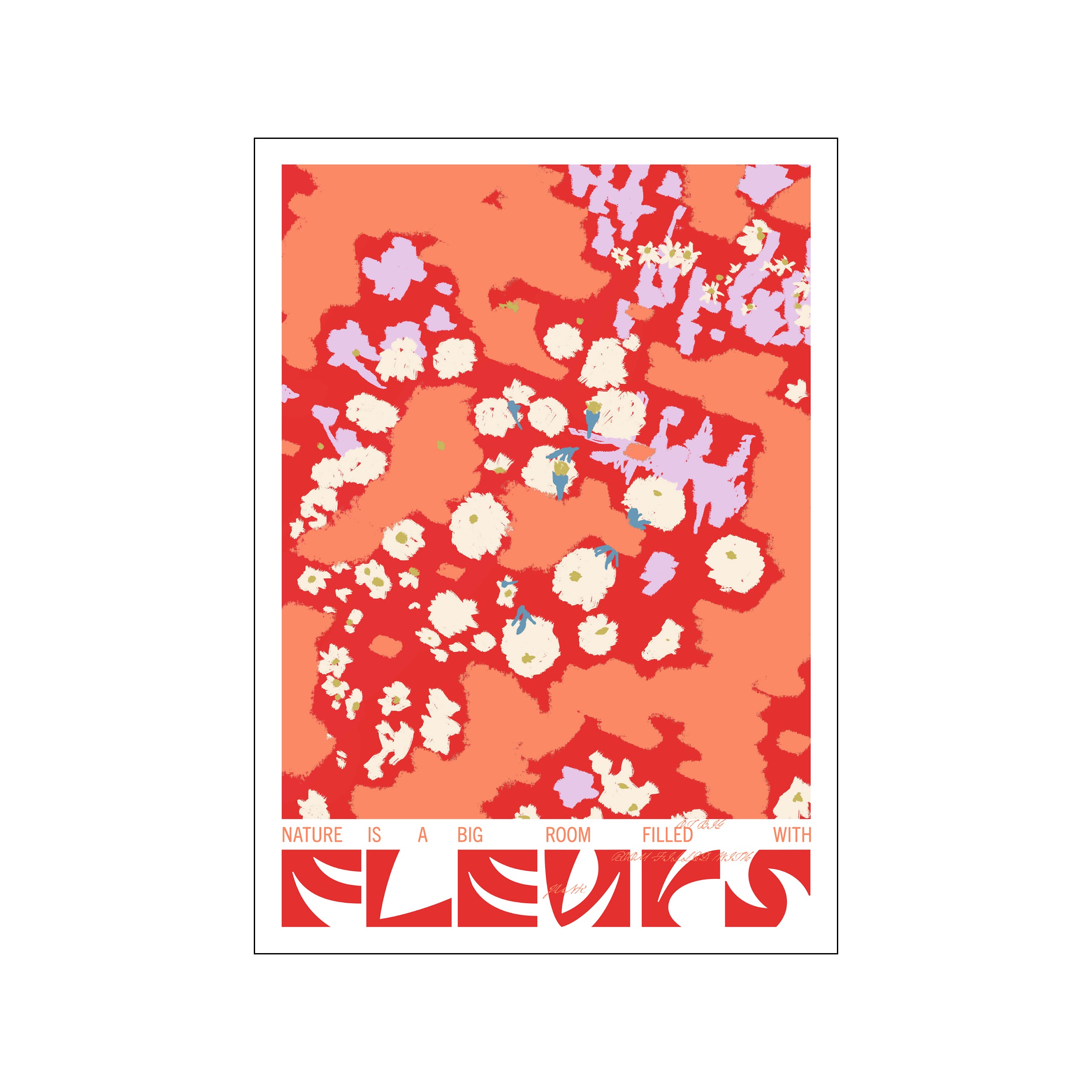 Jarden De Fleurs - Red – Poster & Frame Art Group