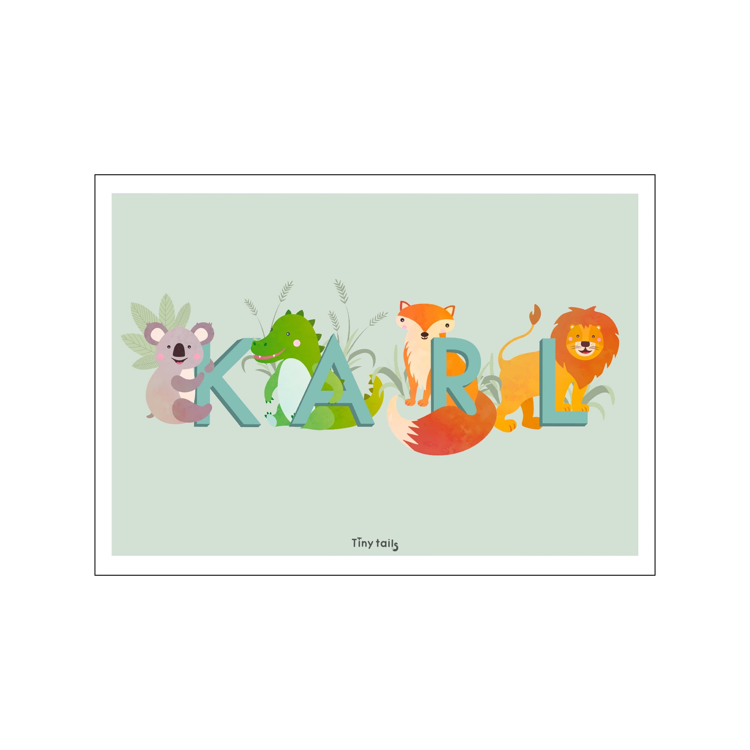 Karl - grøn – Poster & Frame Art Group