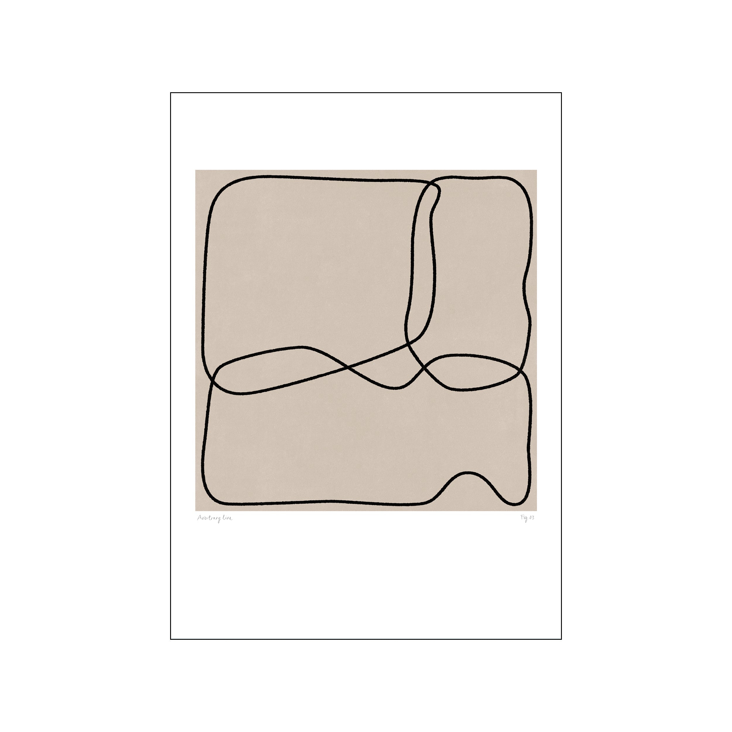 Arbitrary Line III – Poster & Frame Art Group