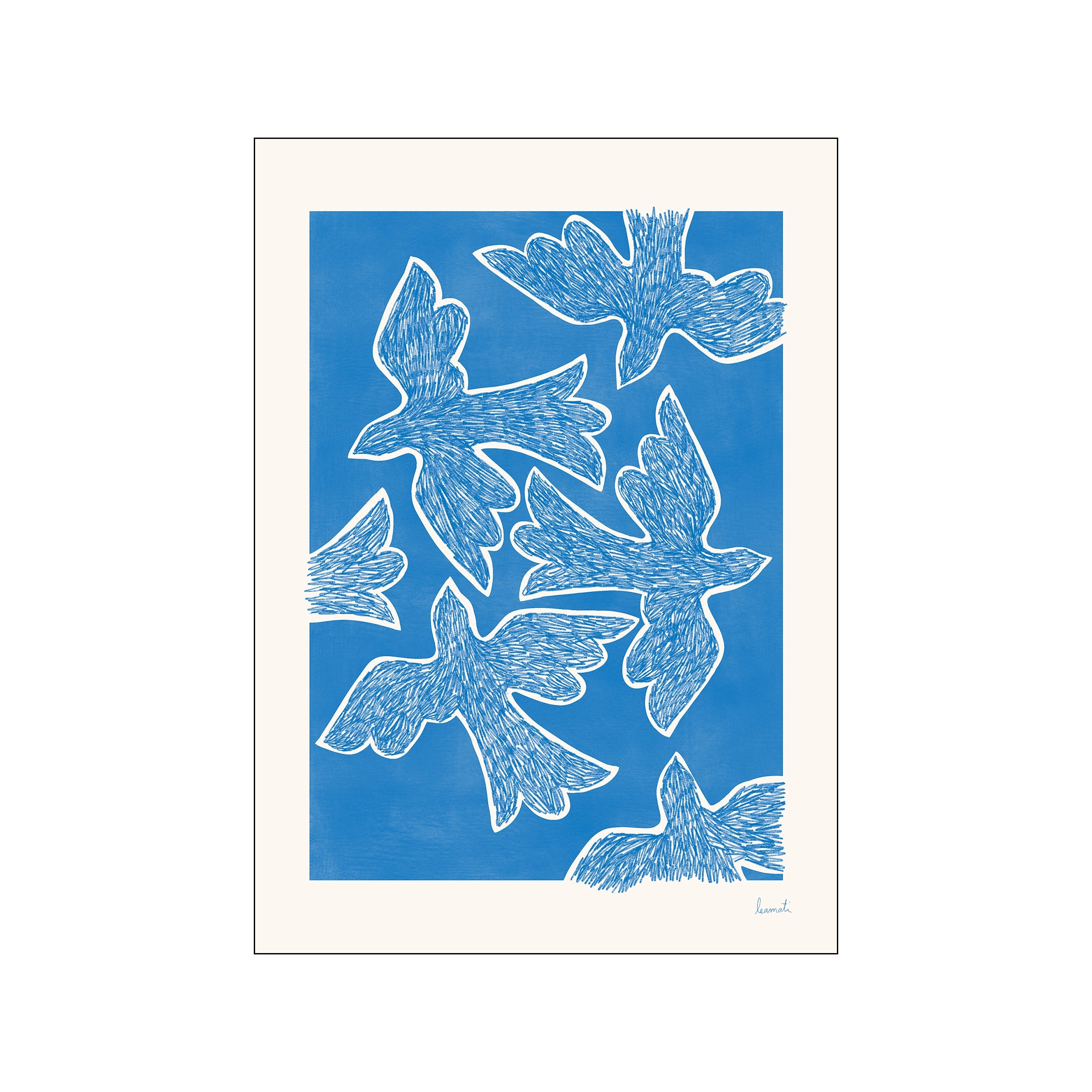 Léa Amati - Birds – Poster & Frame Art Group