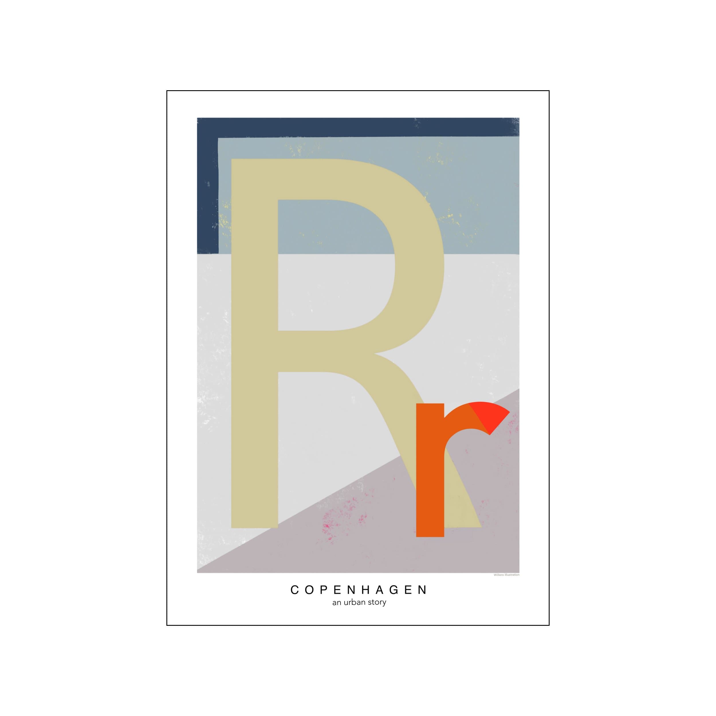 Letter R – Poster & Frame Art Group
