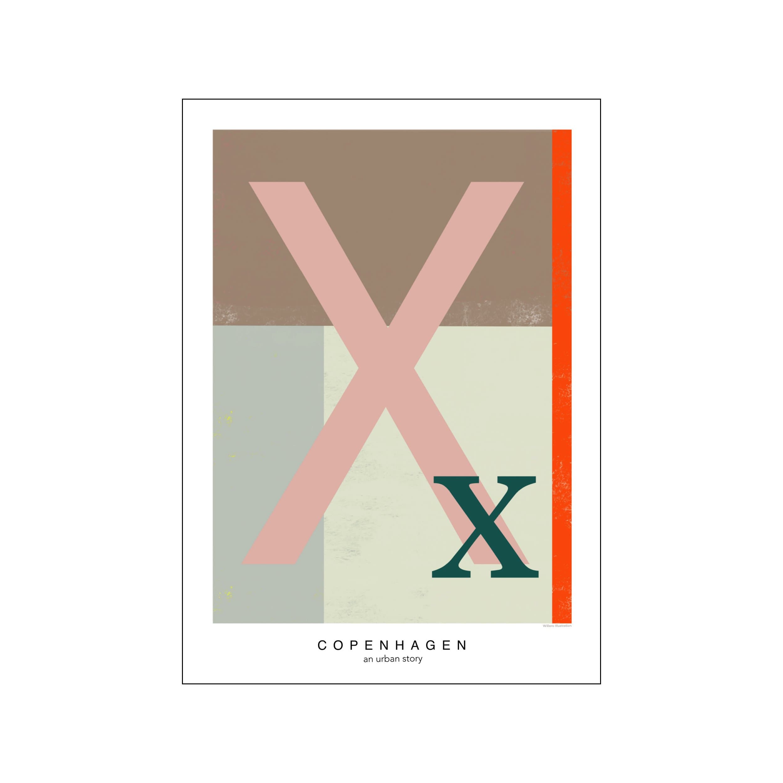 Letter X – Poster & Frame Art Group