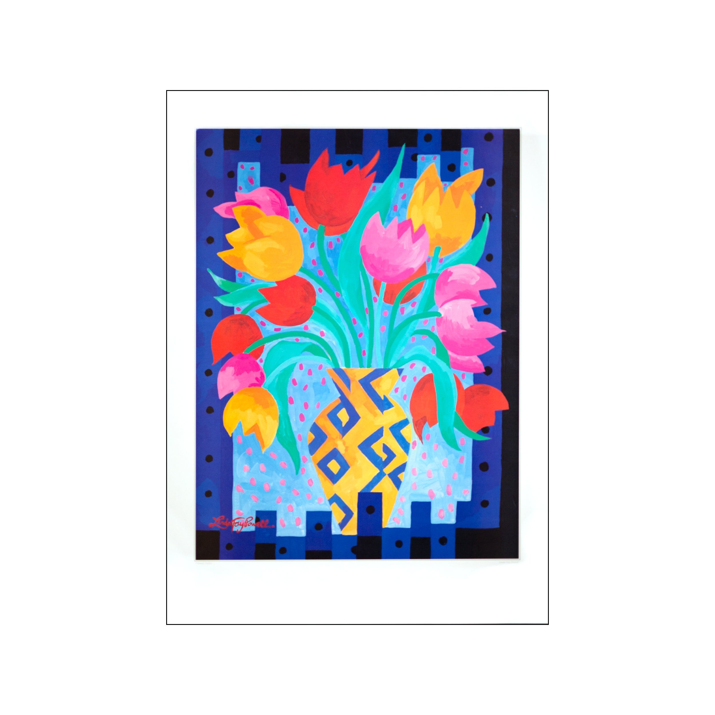 Primary Tulips – Poster & Frame Art Group