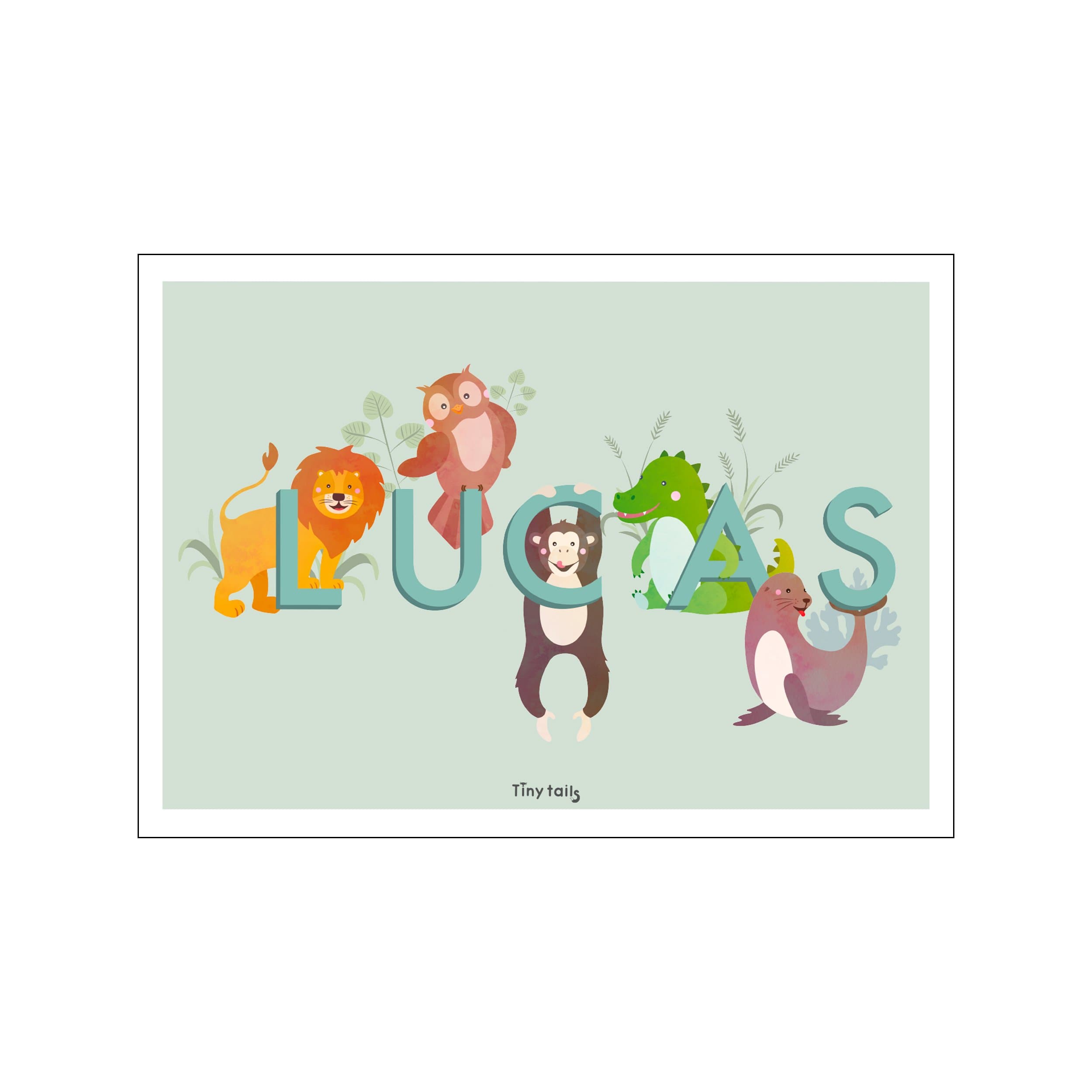Lucas - grøn – Poster & Frame Art Group