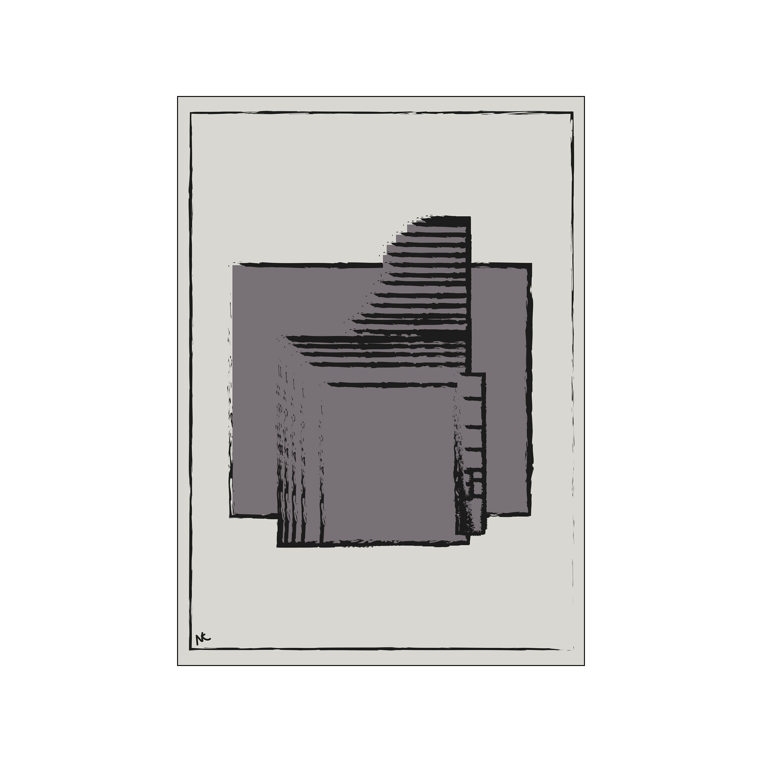 Almost grey – Poster & Frame Art Group