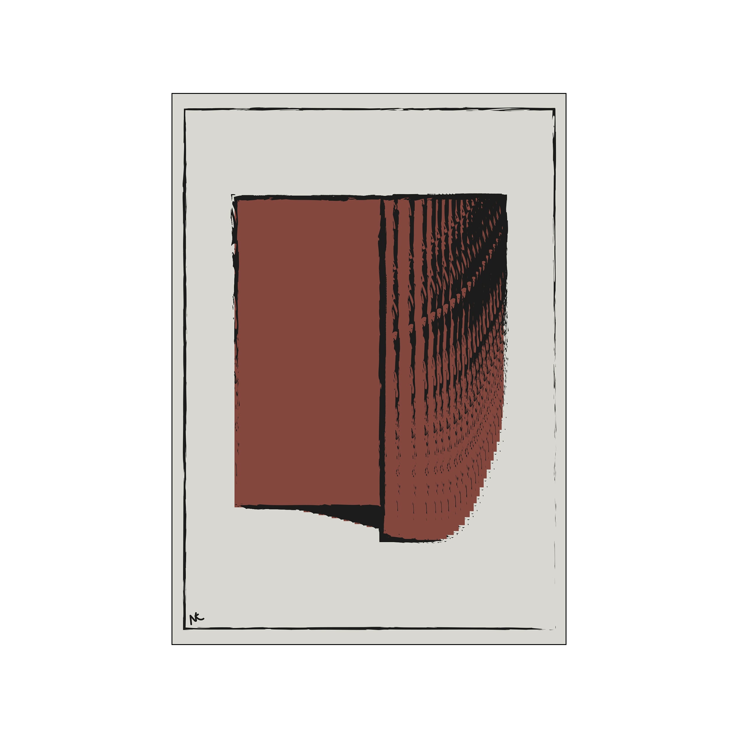 Almost brown – Poster & Frame Art Group