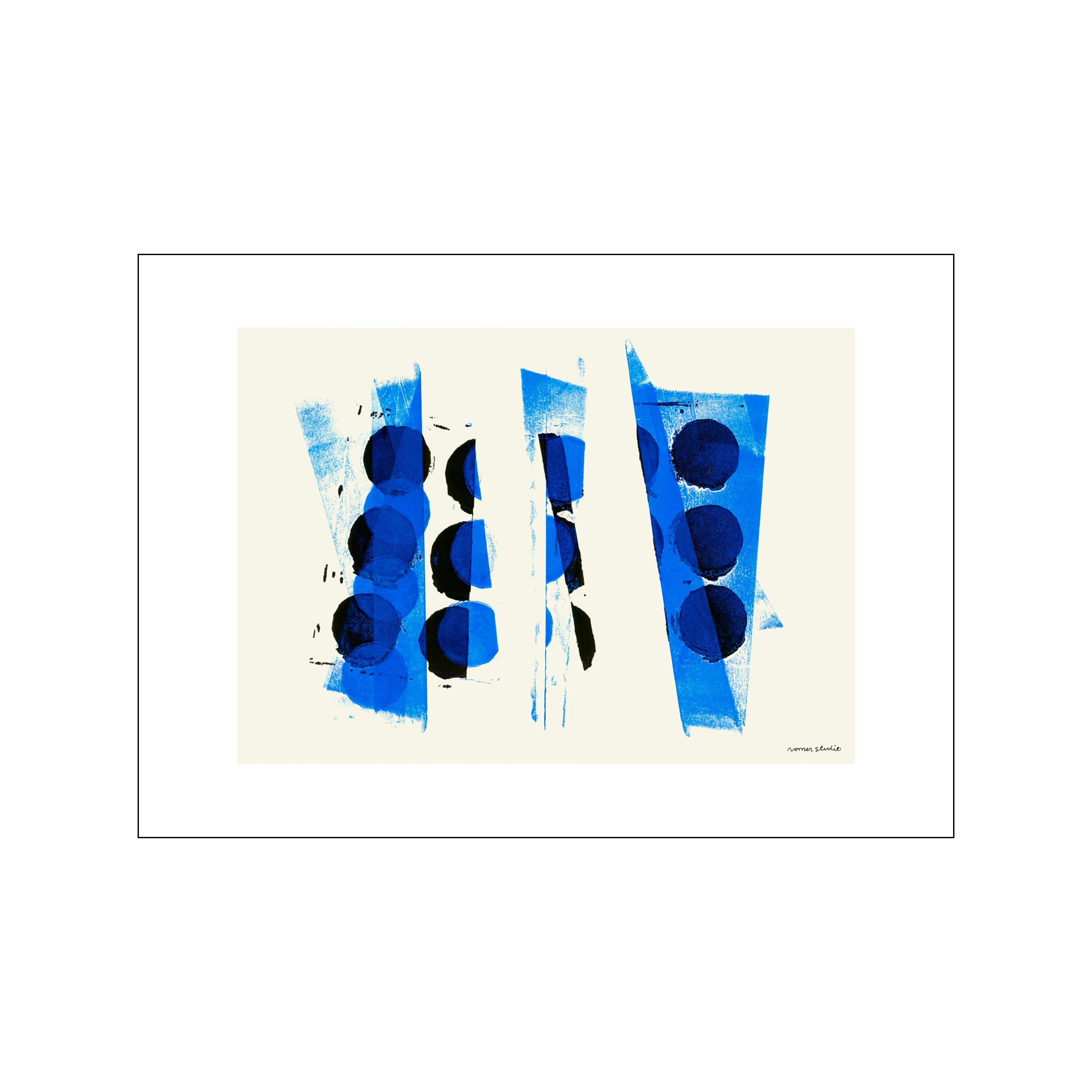 Bleu à Part 02 – Poster & Frame Art Group