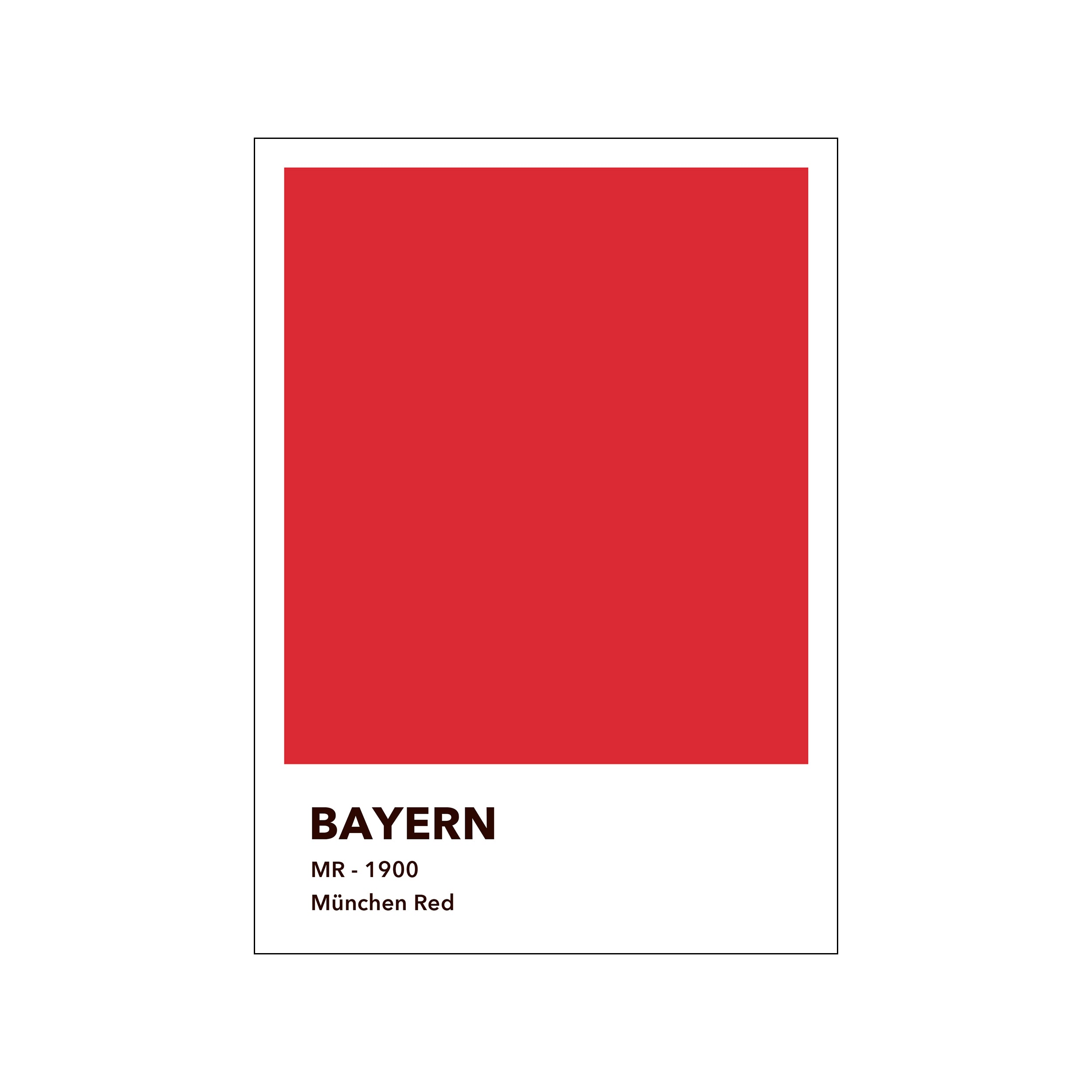BAYERN - MÜNCHEN RED – Poster & Frame Art Group