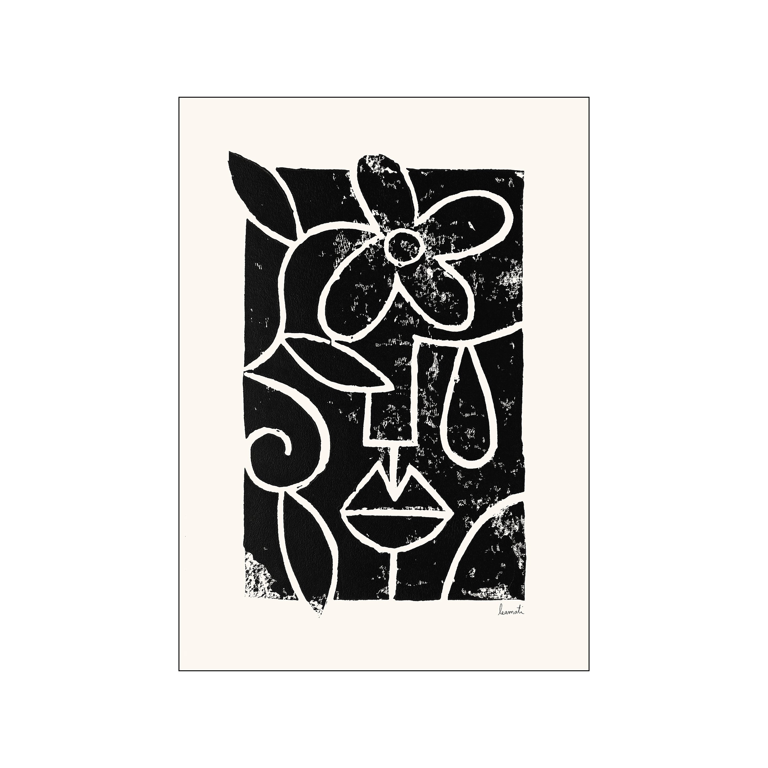 Léa Amati - Noir – Poster & Frame Art Group