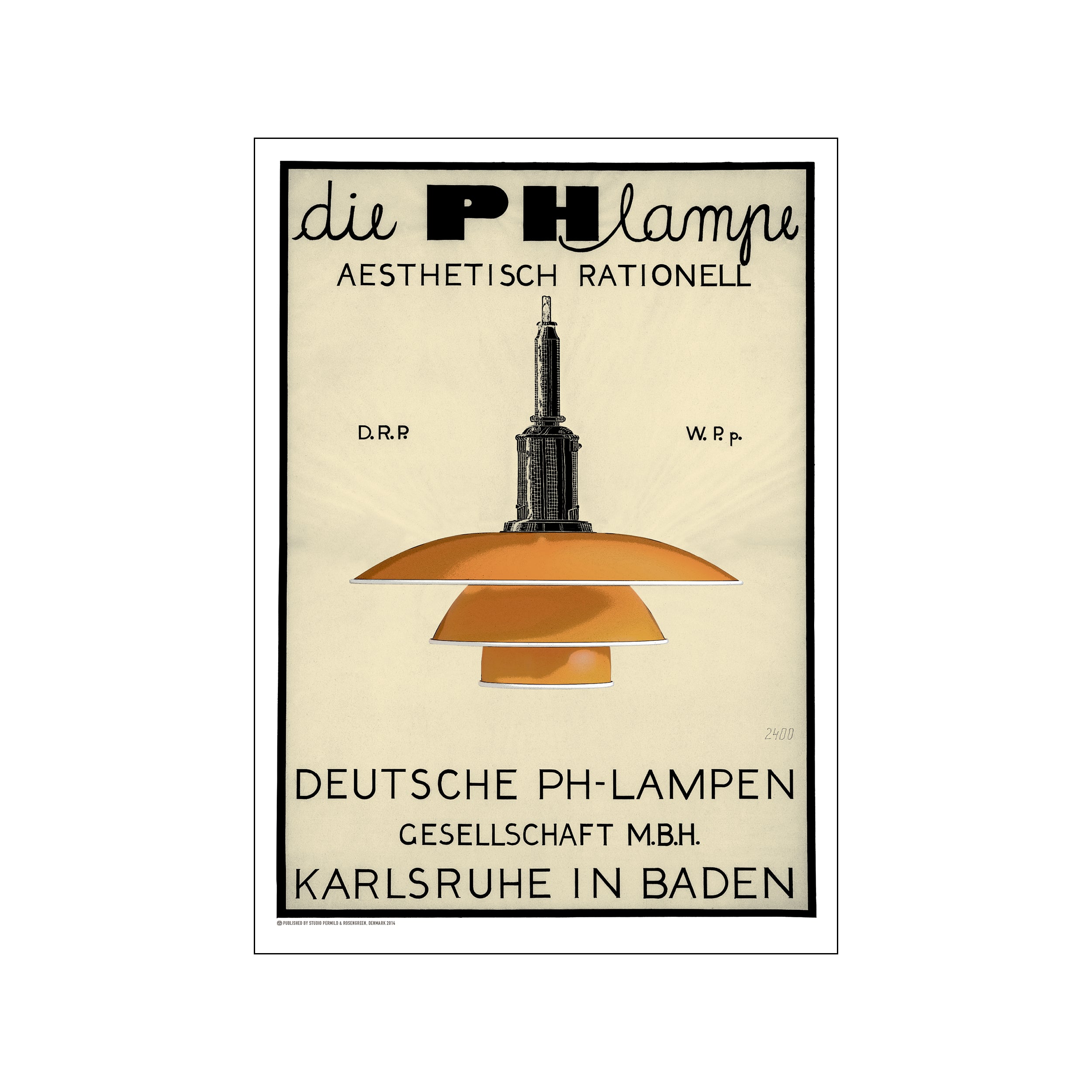 PH Lampe - Orange – Poster & Frame Art Group