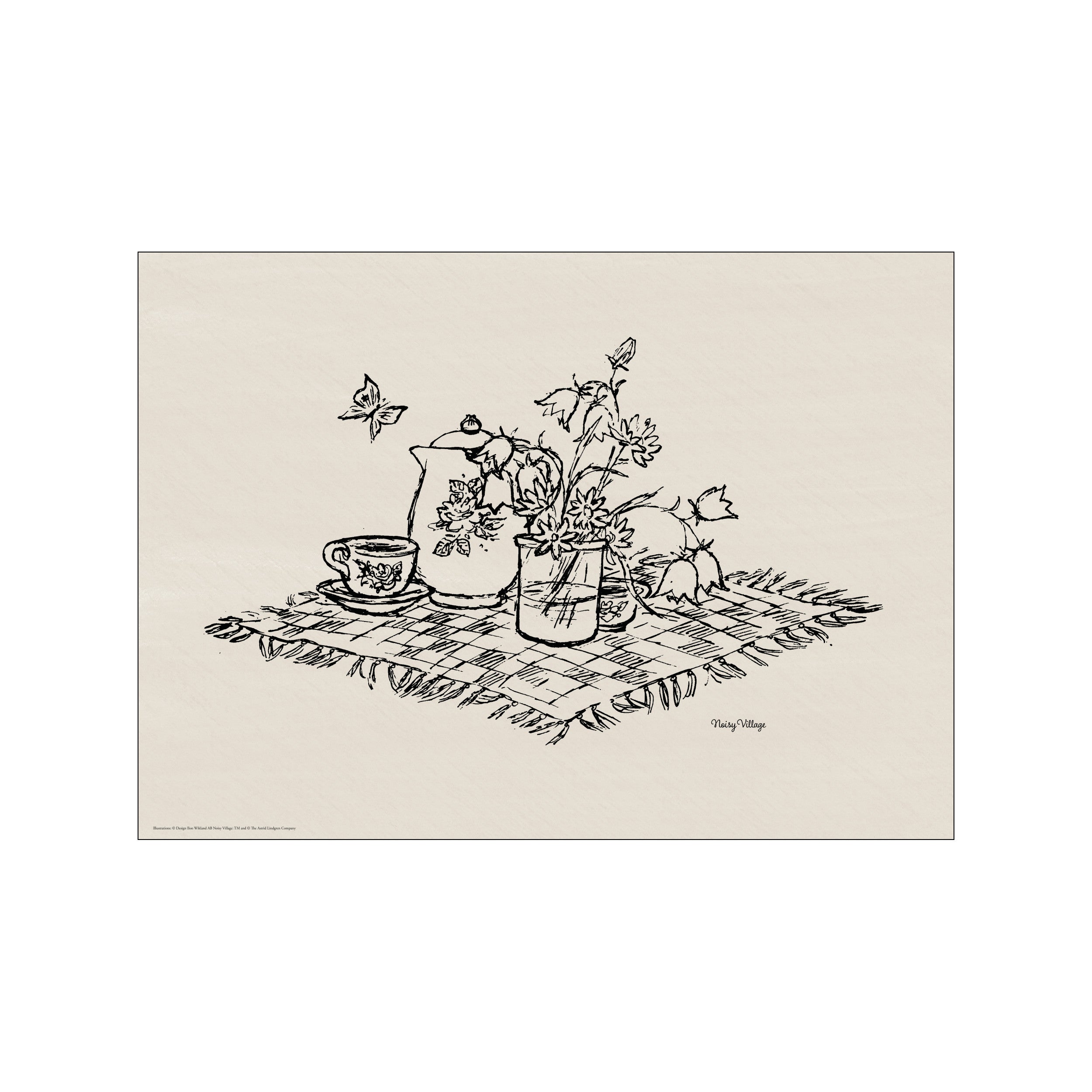 Picnic - Noisy Village – Poster & Frame Art Group