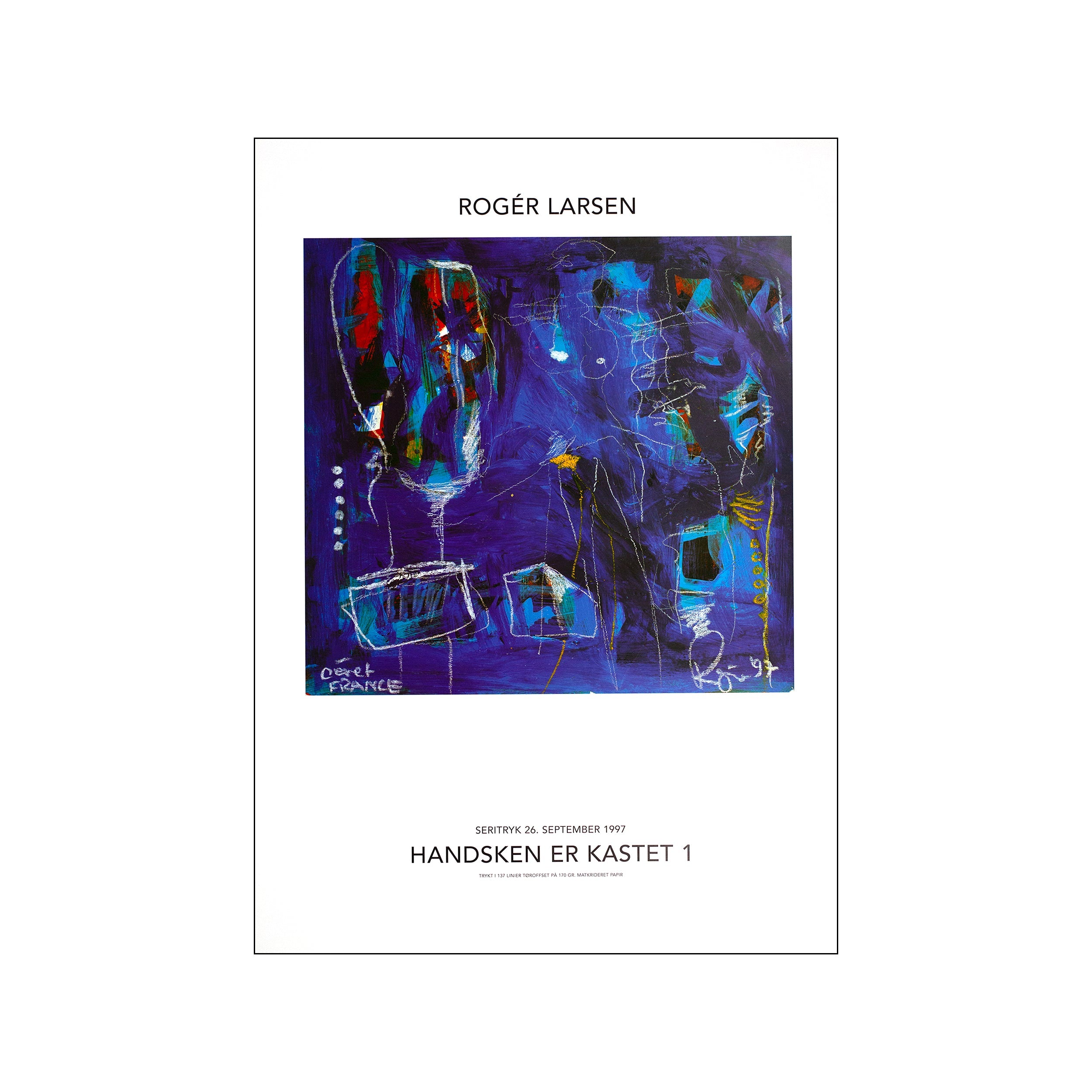 Hansken er kastet 1 – Poster & Frame Art Group
