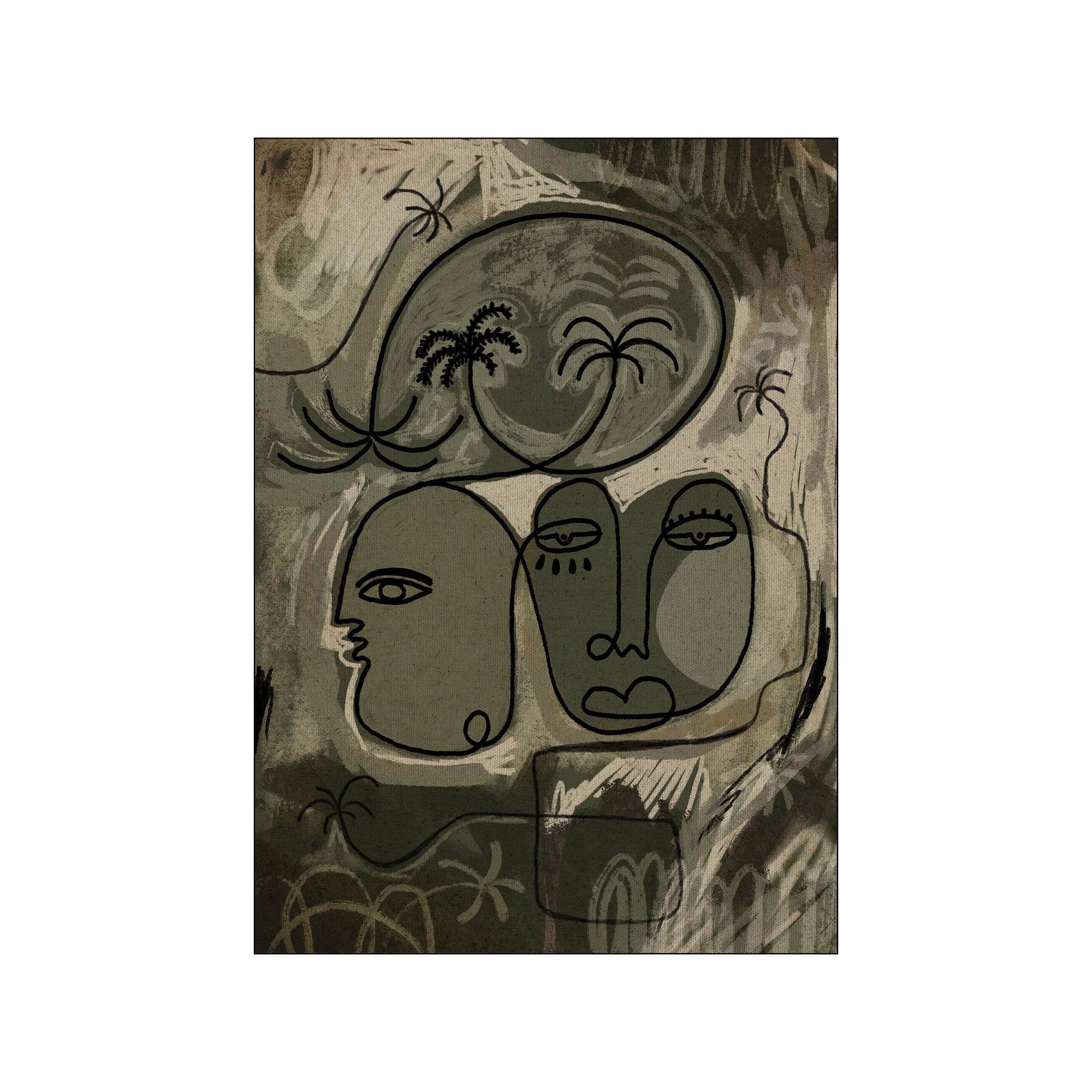 Unwind along the Palm Path – Poster & Frame Art Group