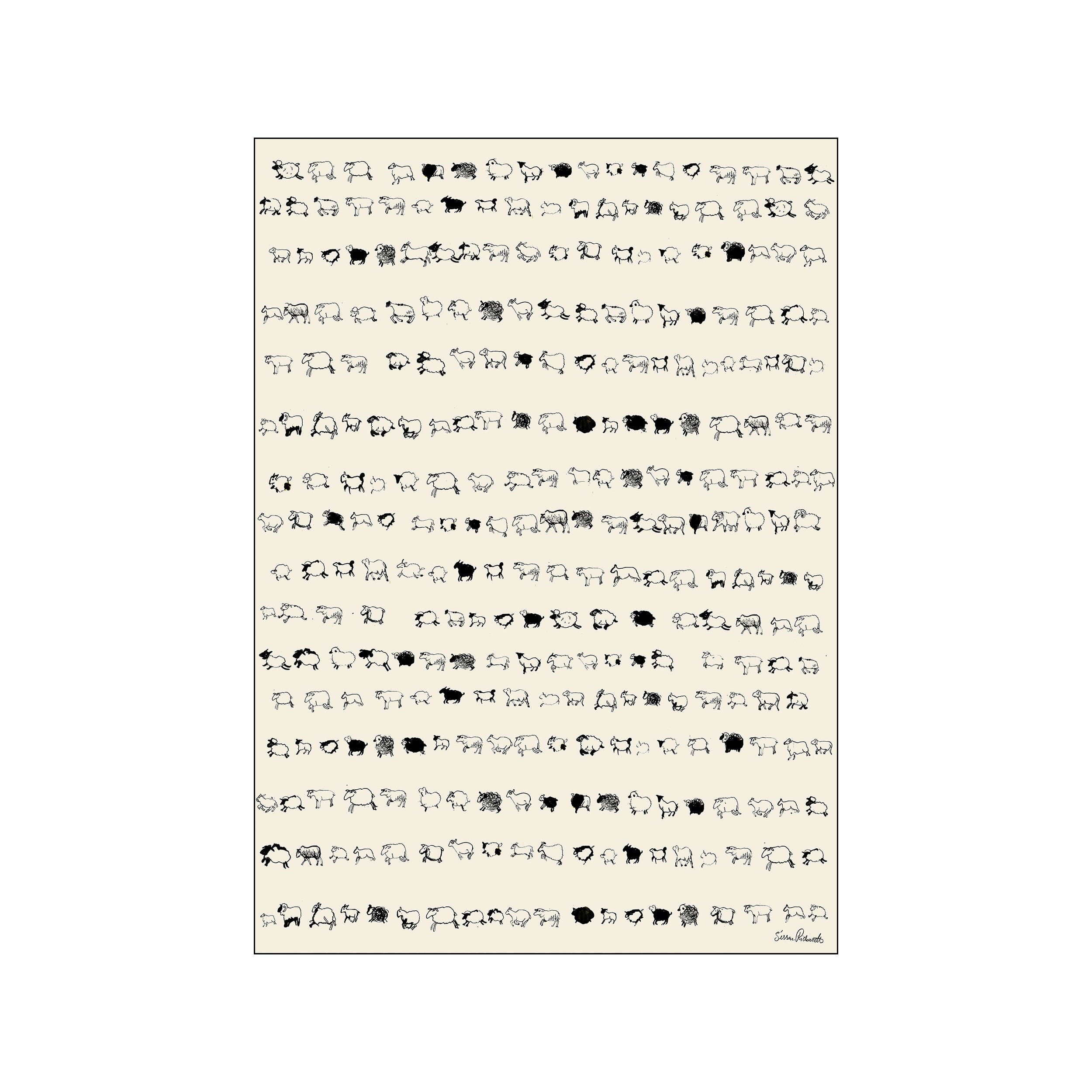 Count the Sheep – Poster & Frame Art Group