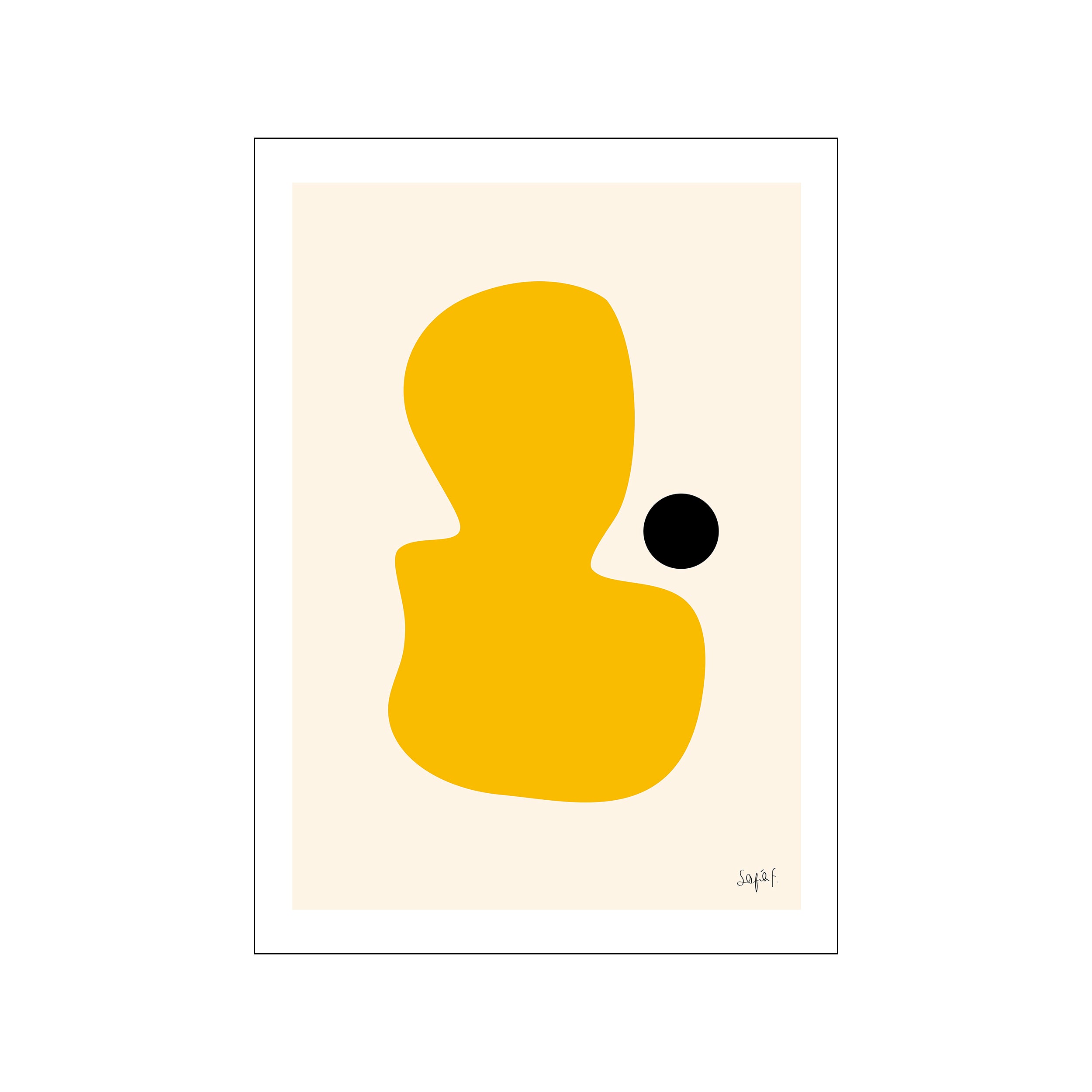 Yellow Stain – Poster & Frame Art Group