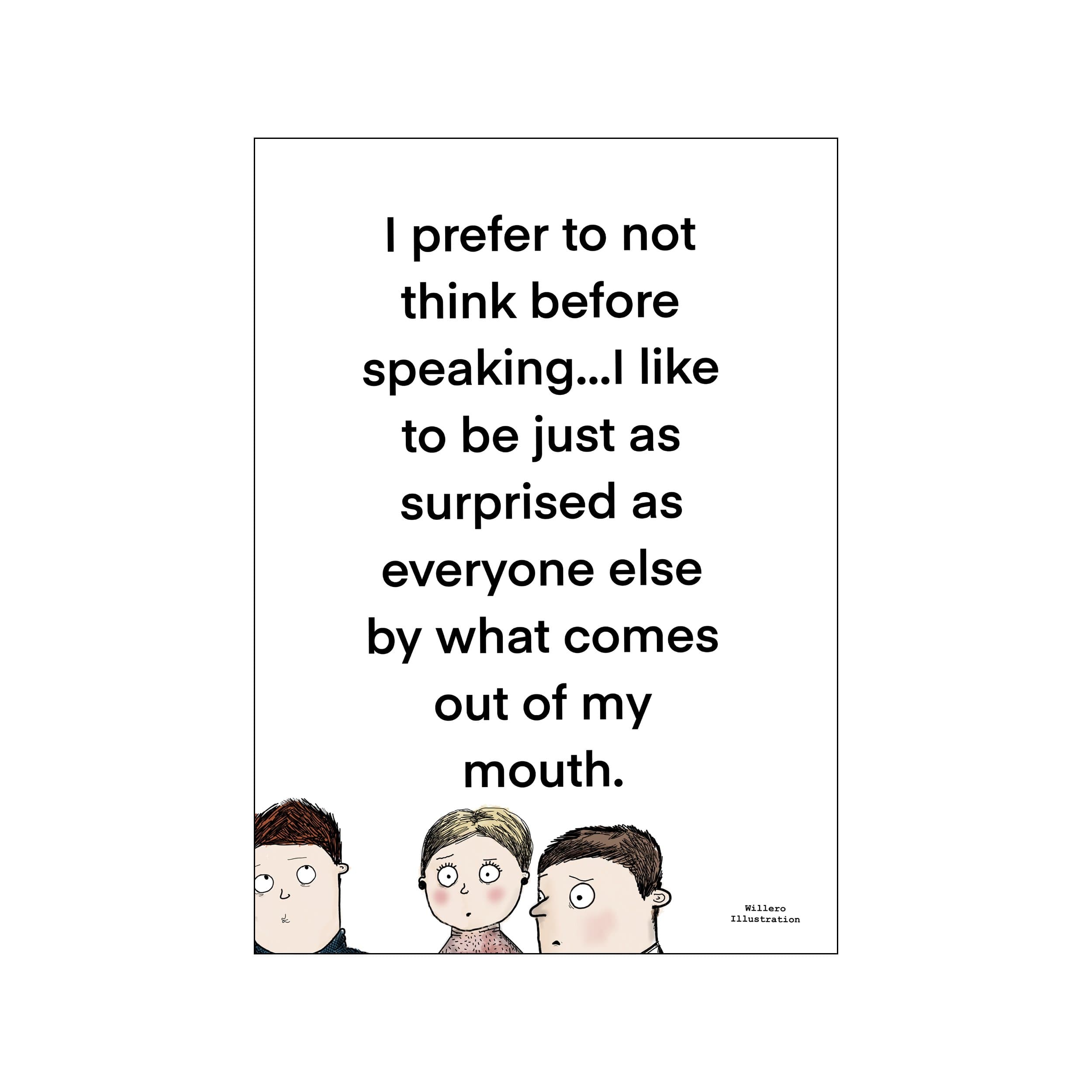 Speak – Poster & Frame Art Group