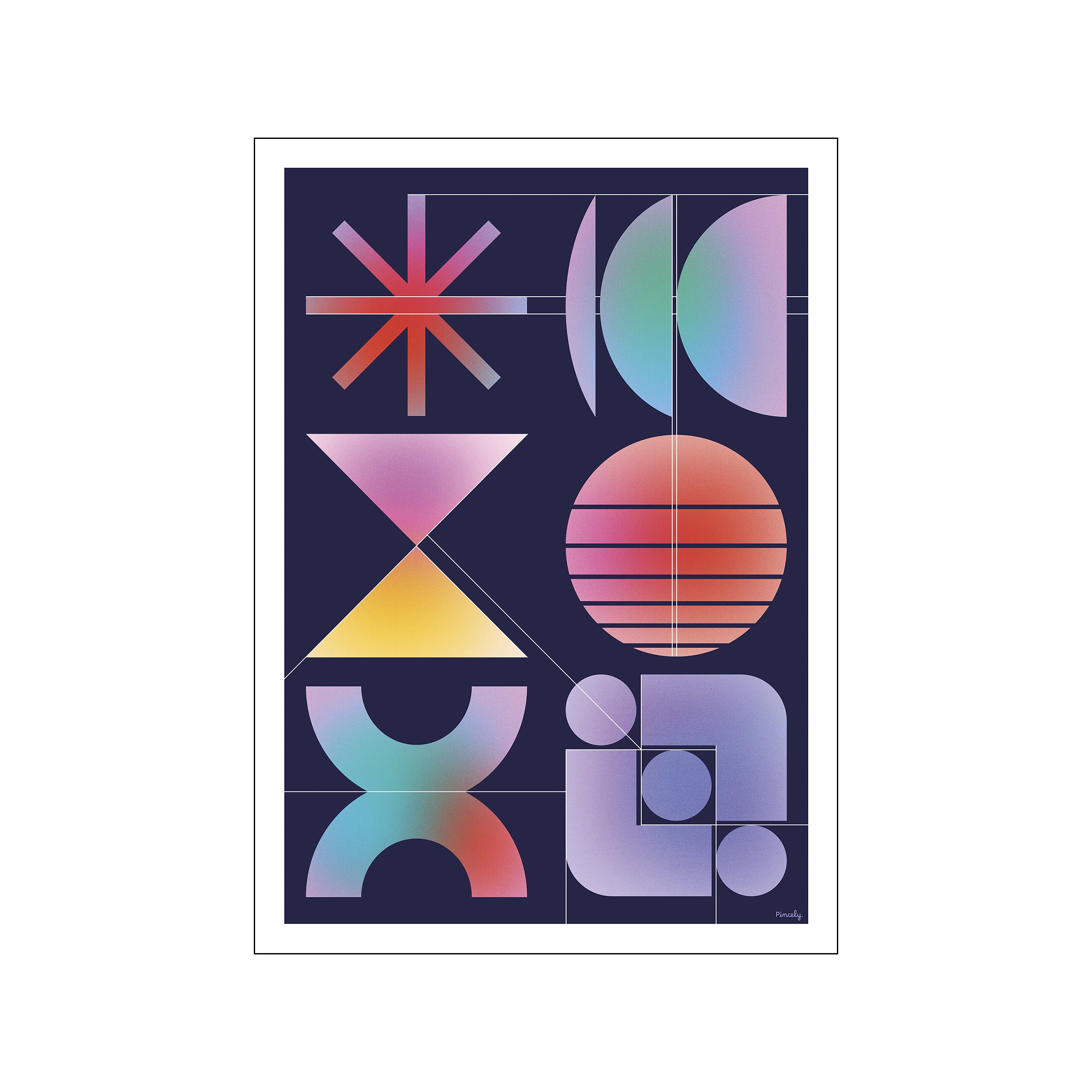 Spectrum grid – Poster & Frame Art Group