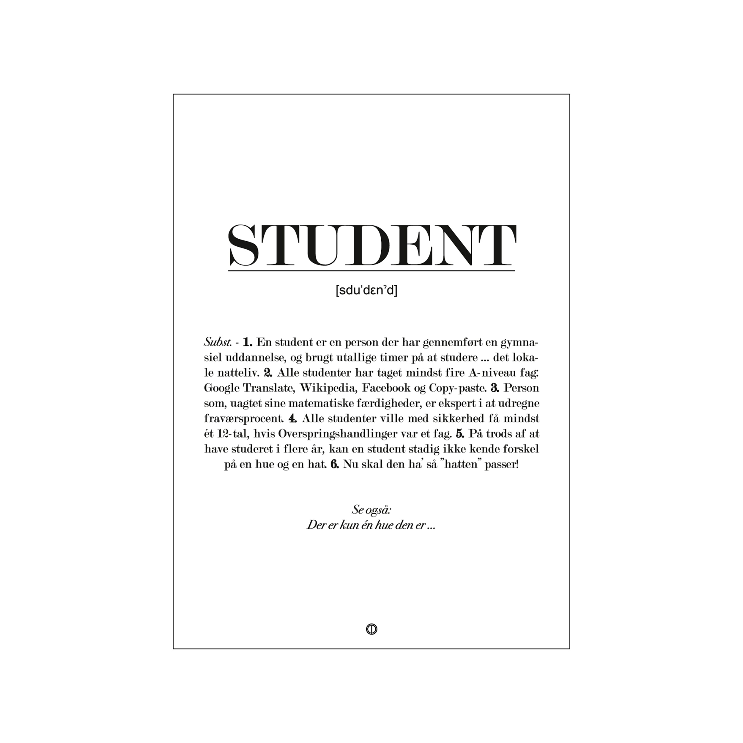 Student - Definition – Poster & Frame Art Group