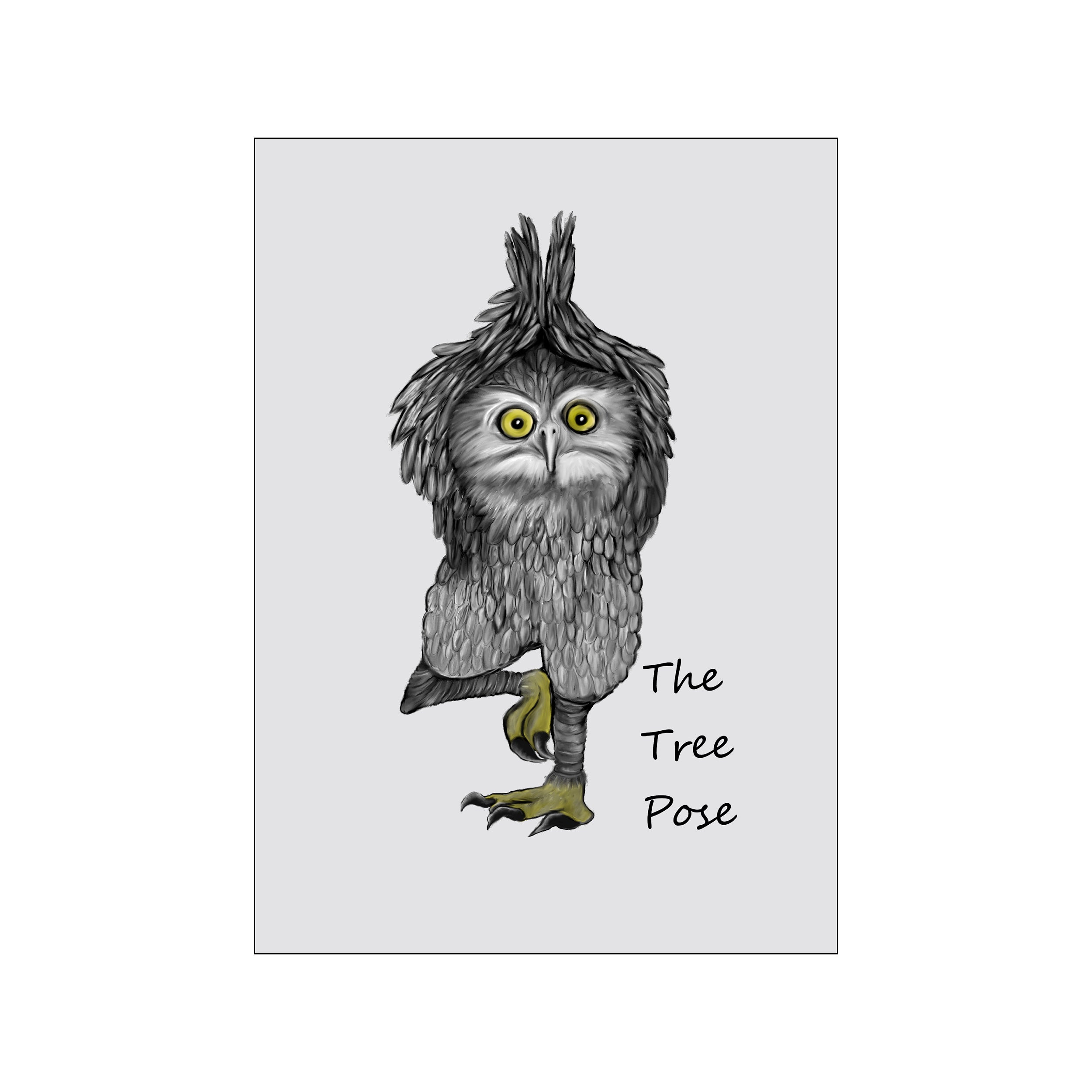 Ugle totem – Poster & Frame Art Group