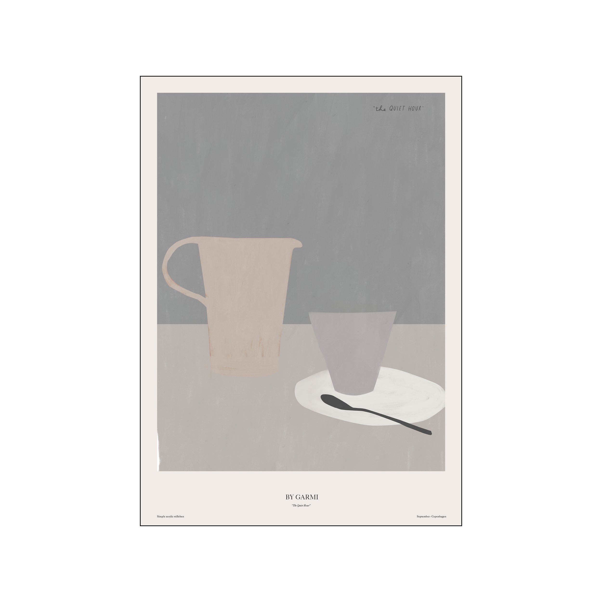 The Quiet Hour - Simple stilleben – Poster & Frame Art Group
