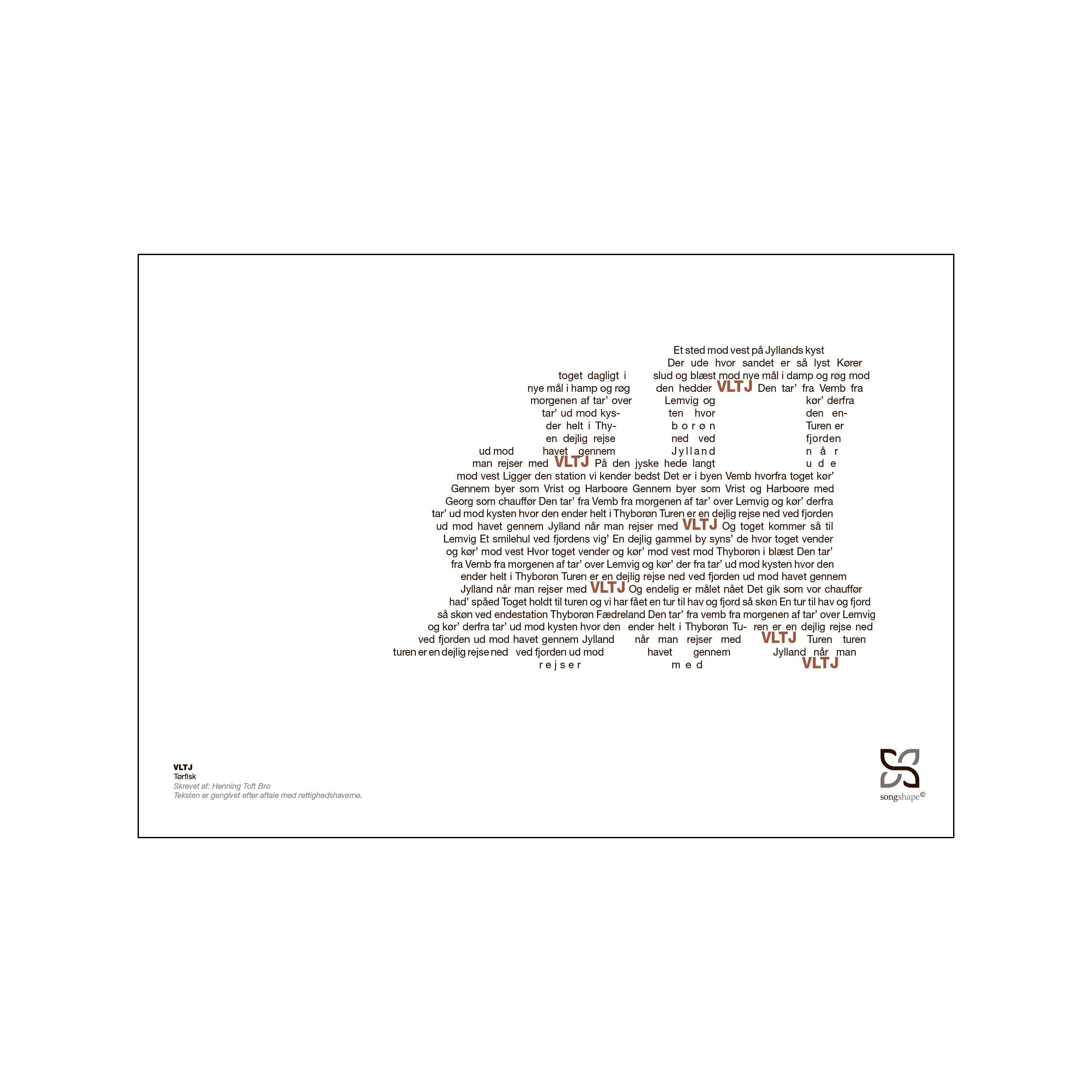 VLTJ - Tørfisk – Poster & Frame Art Group