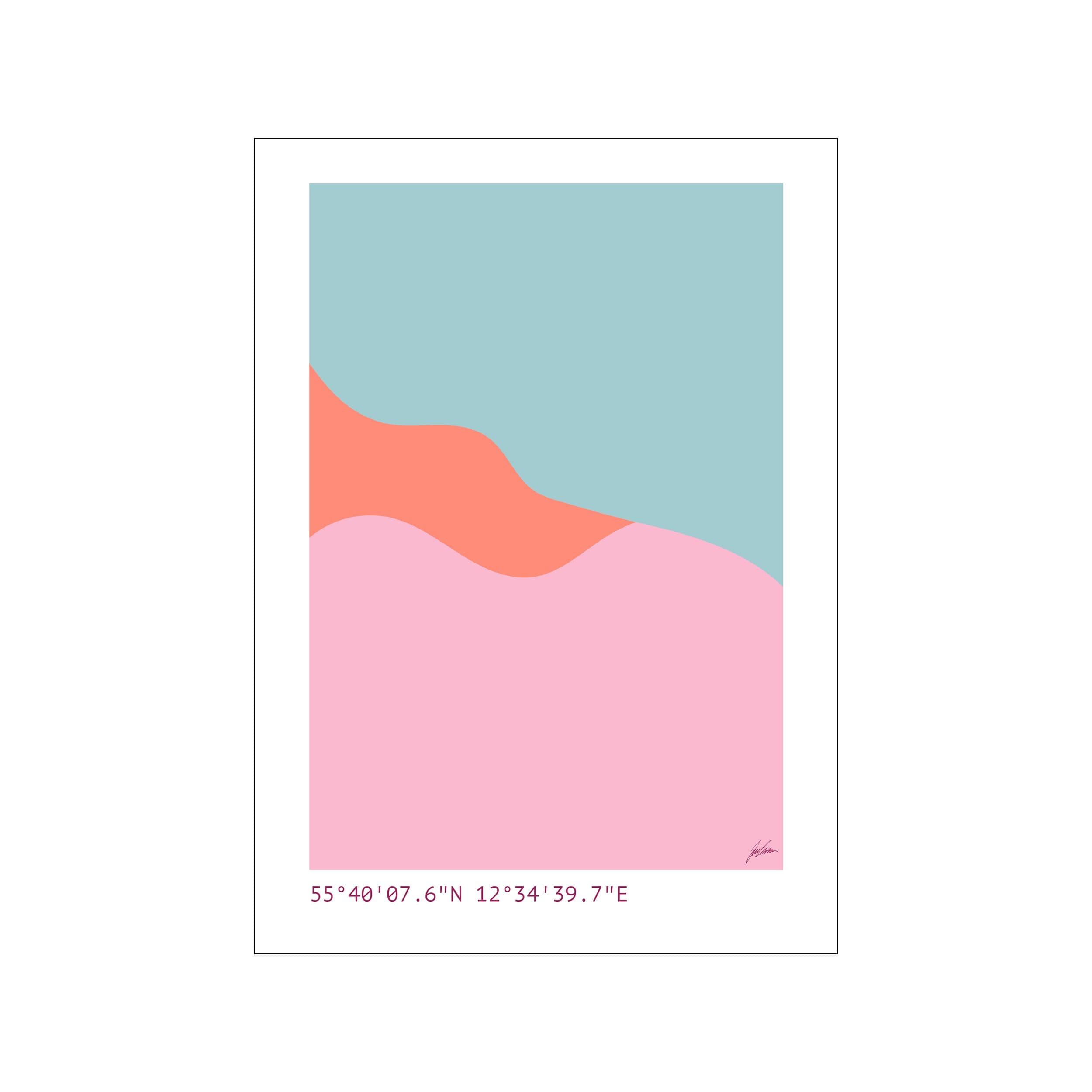 Wavey simple 2 – Poster & Frame Art Group