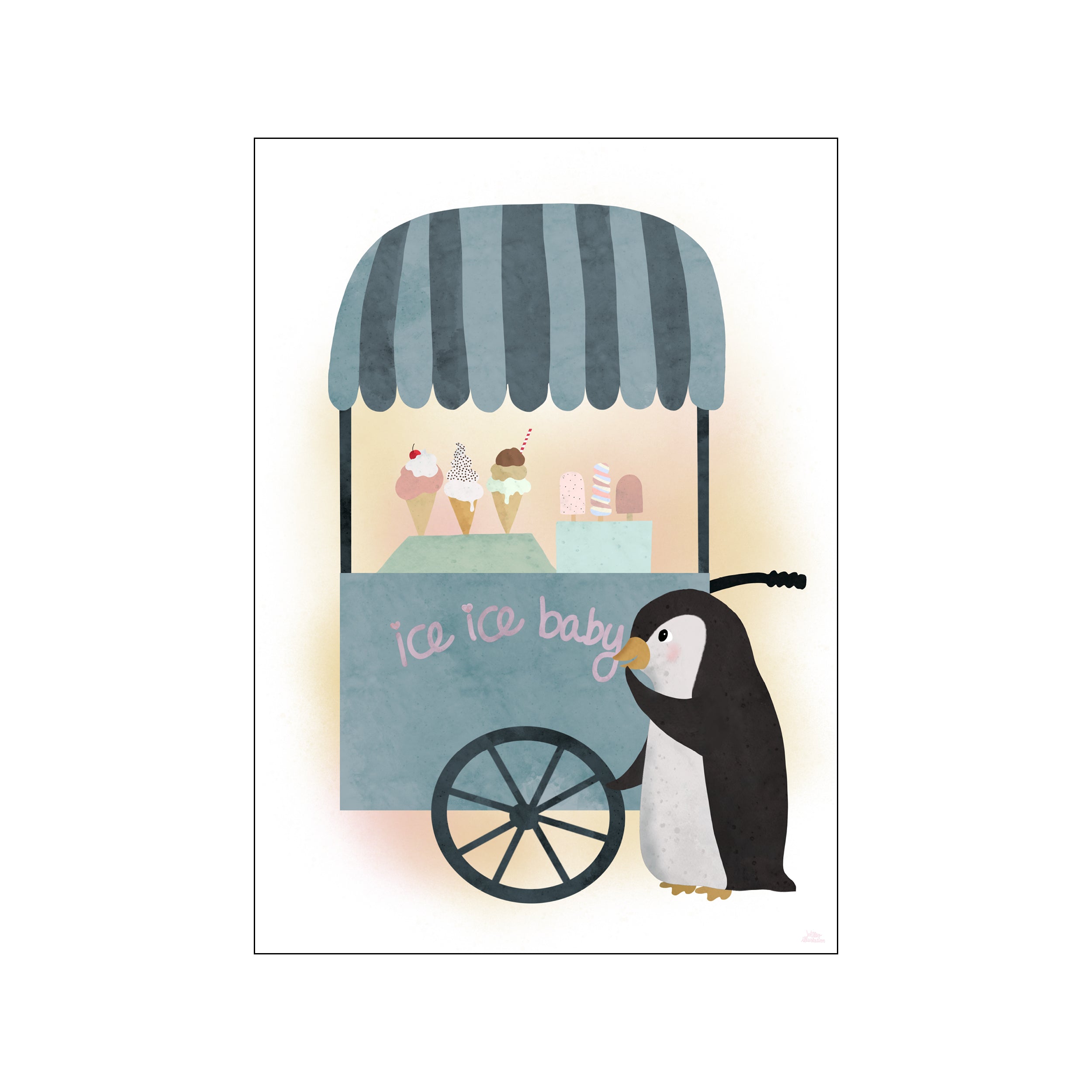 Ice Ice baby – Poster & Frame Art Group