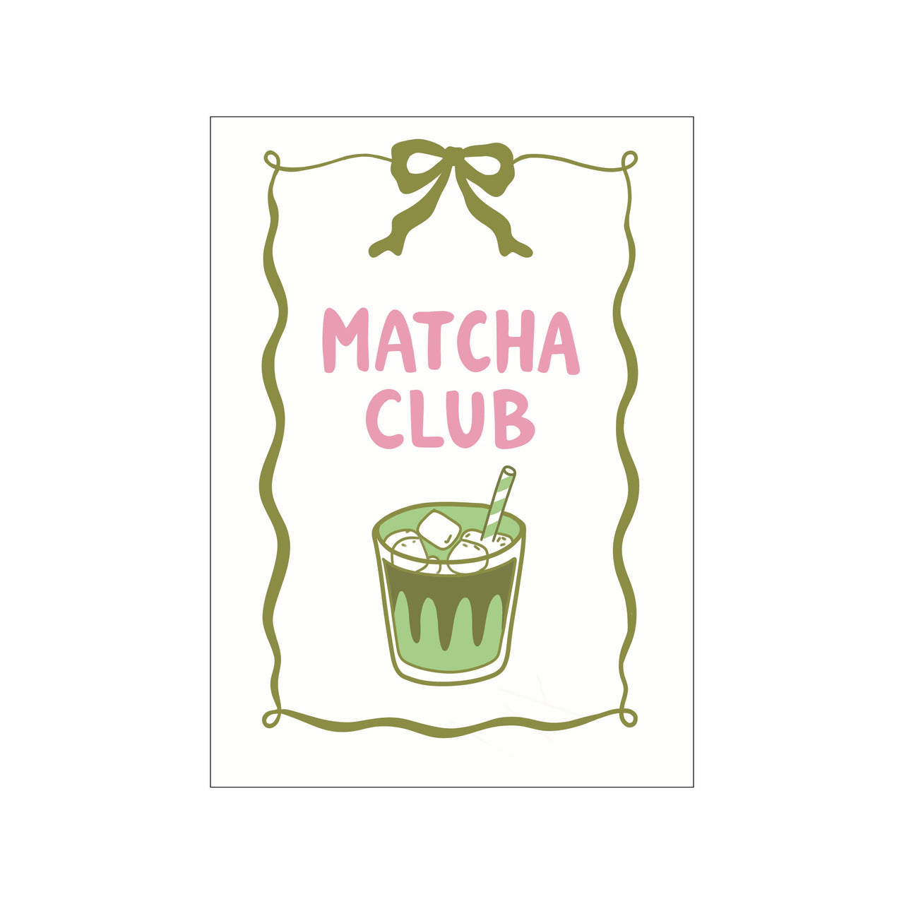 Matcha Club – Poster & Frame Art Group